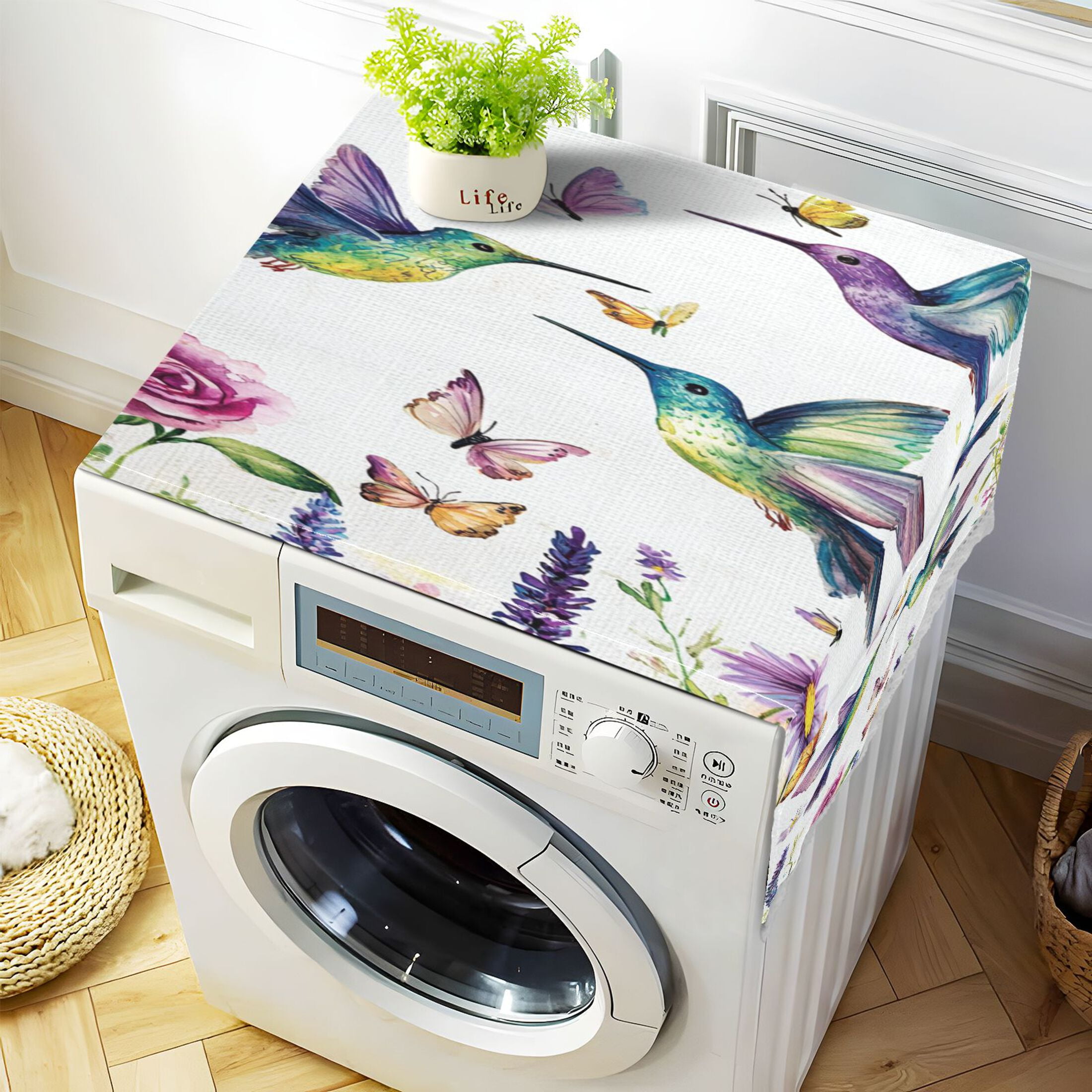 Dustproof Washing Machine Cloth Washer and Dryer Top Covers, Fridge ...
