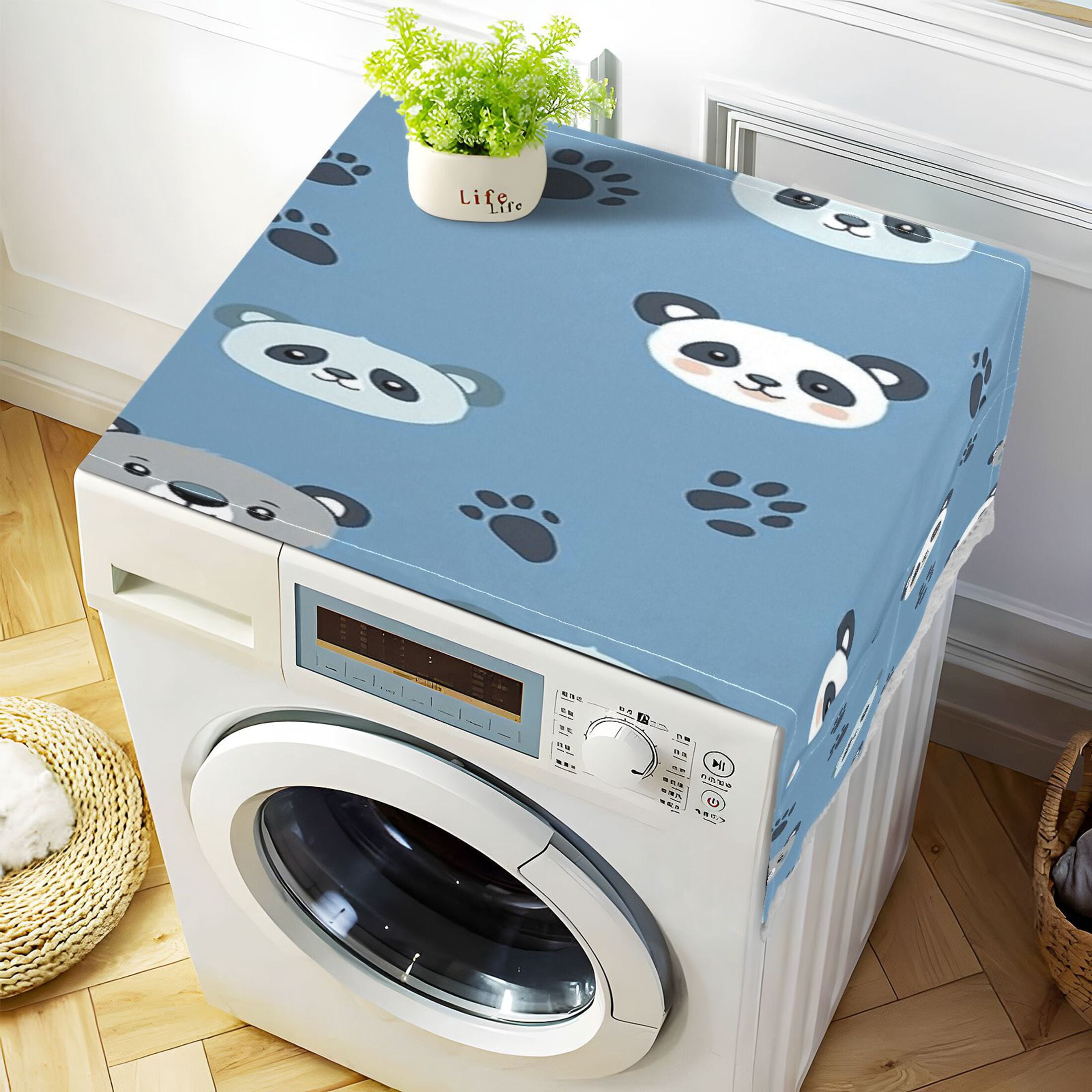 Dustproof Washing Machine Cloth Washer and Dryer Top Covers, Fridge ...