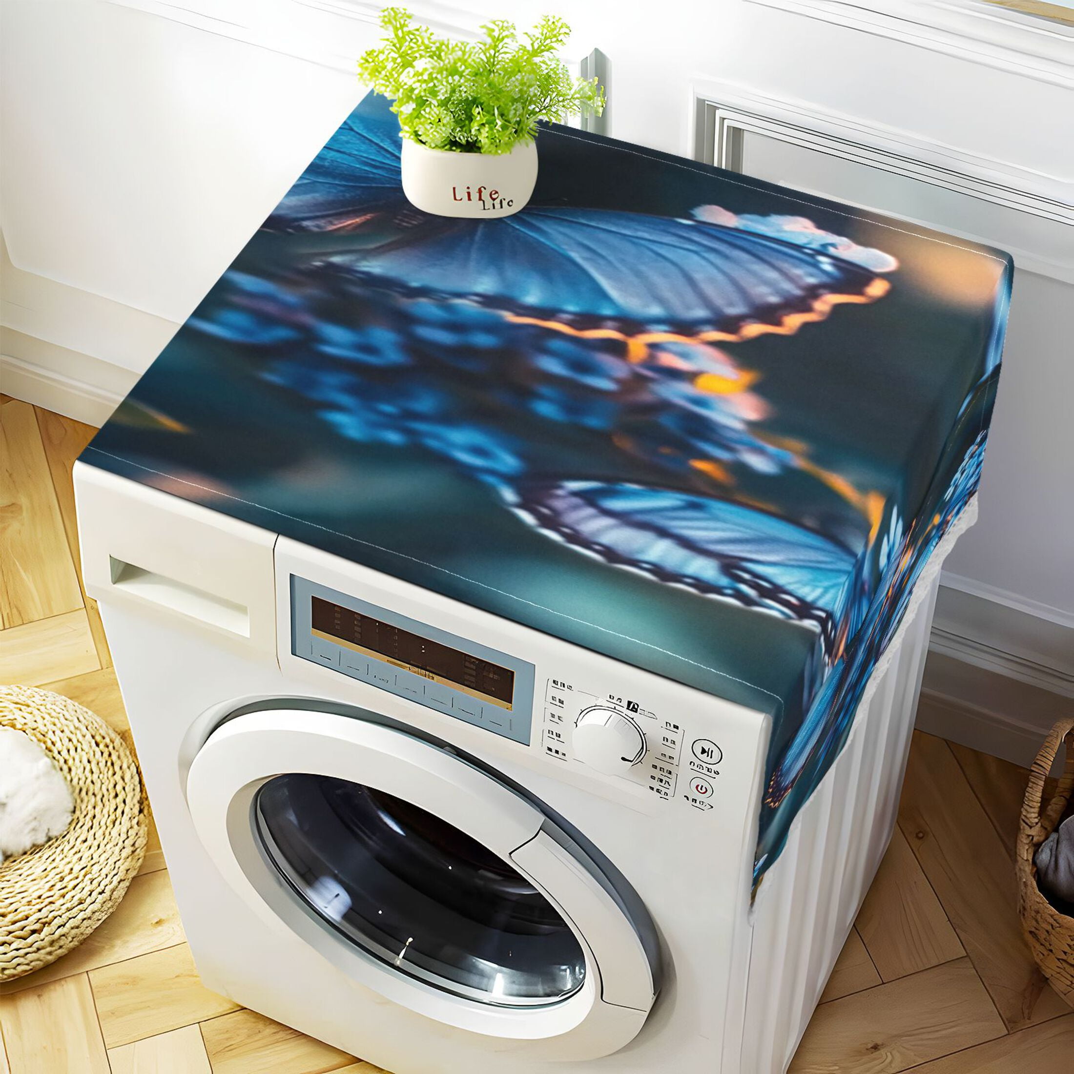 Dustproof Washing Machine Cloth Washer and Dryer Top Covers, Fridge ...