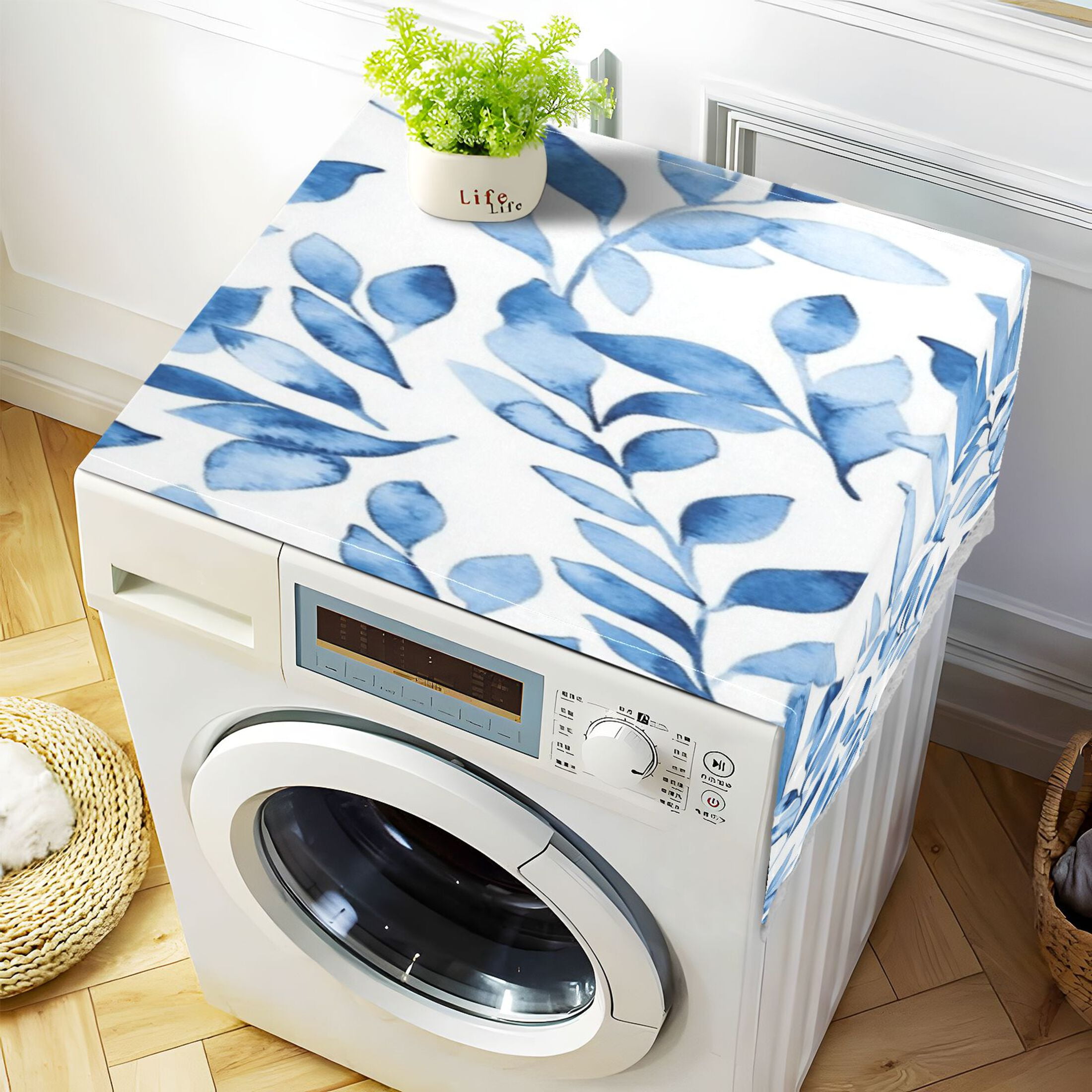 Dustproof Washing Machine Cloth Washer and Dryer Top Covers, Fridge ...