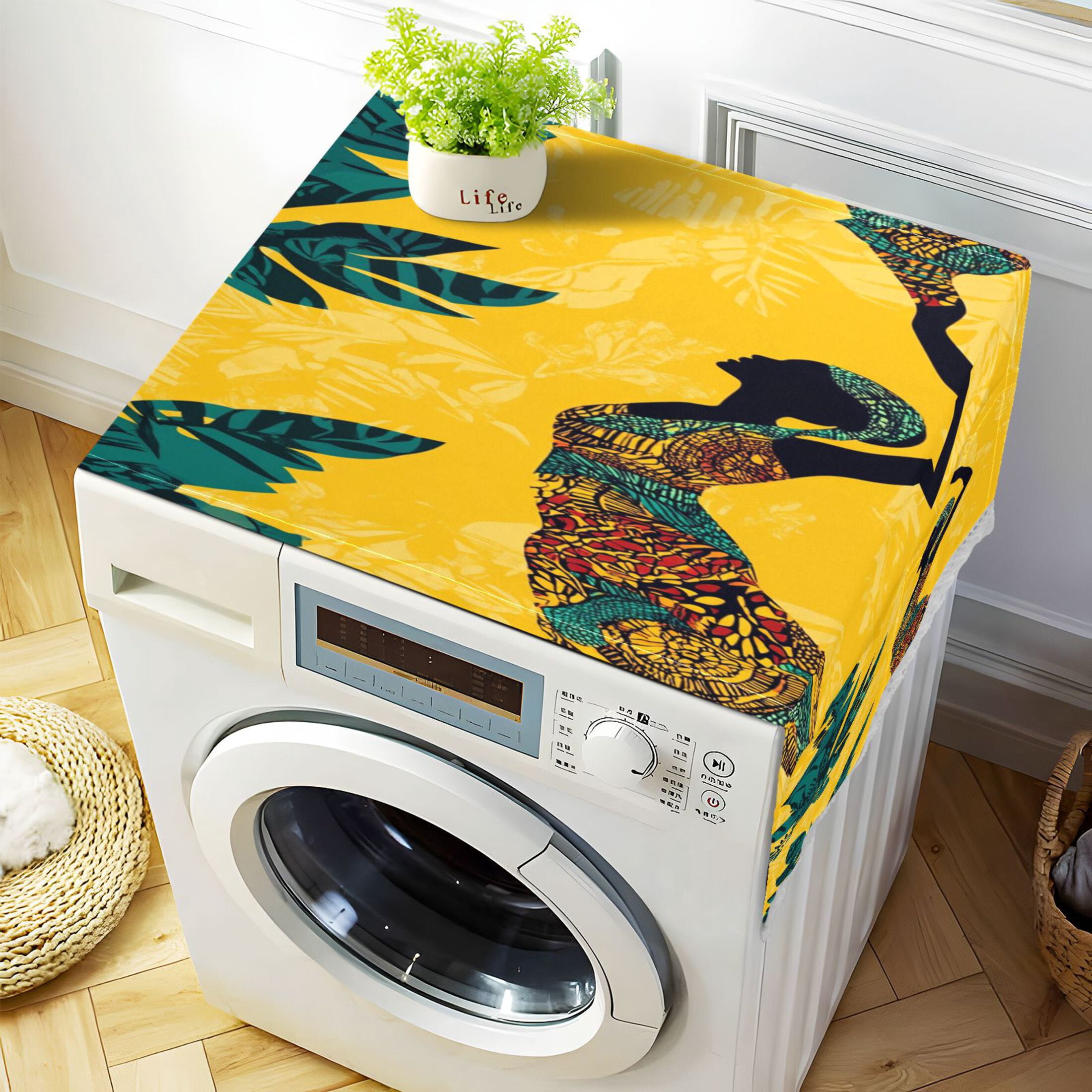 Dustproof Washing Machine Cloth Washer and Dryer Top Covers, Fridge ...