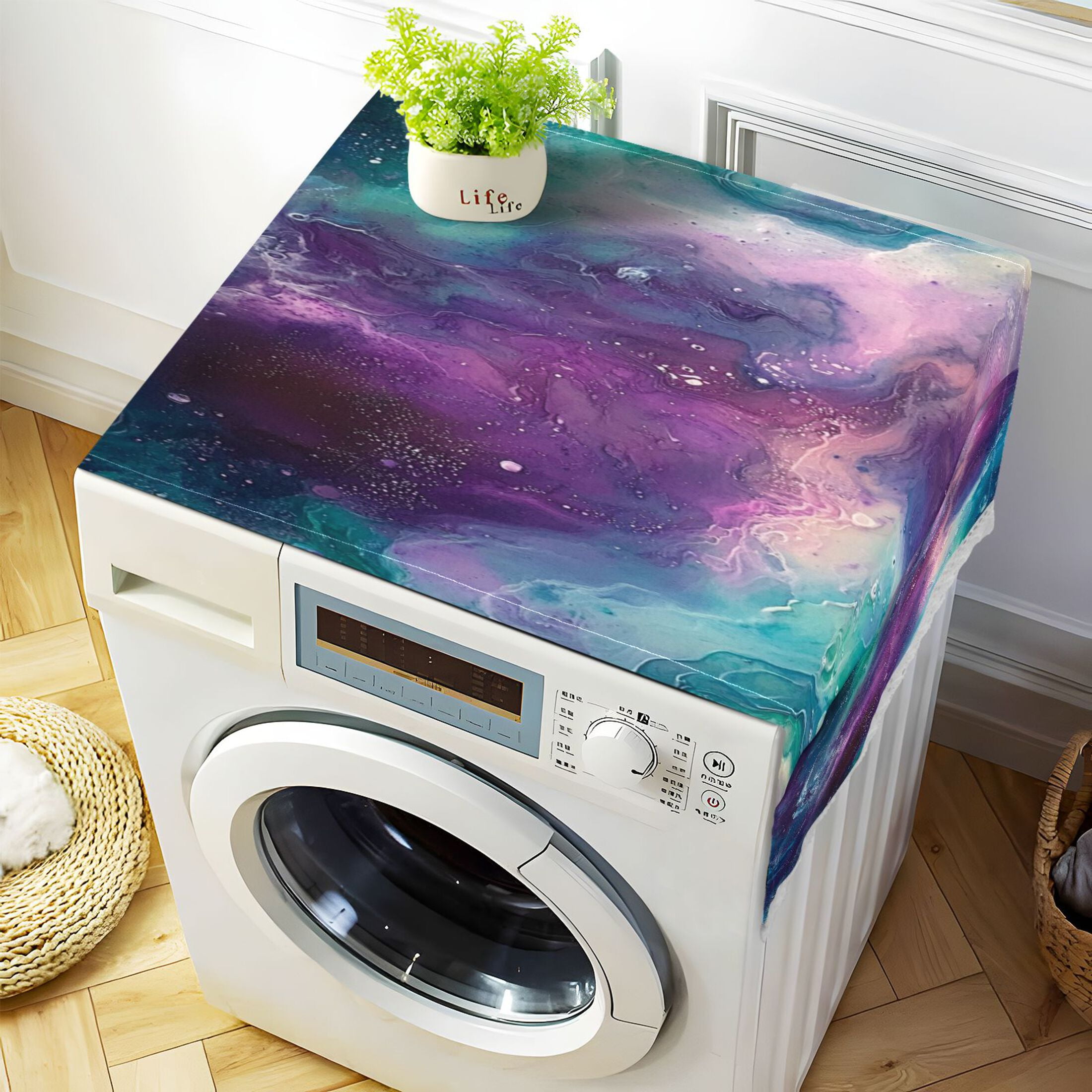 Dustproof Washing Machine Cloth Washer and Dryer Top Covers, Fridge ...