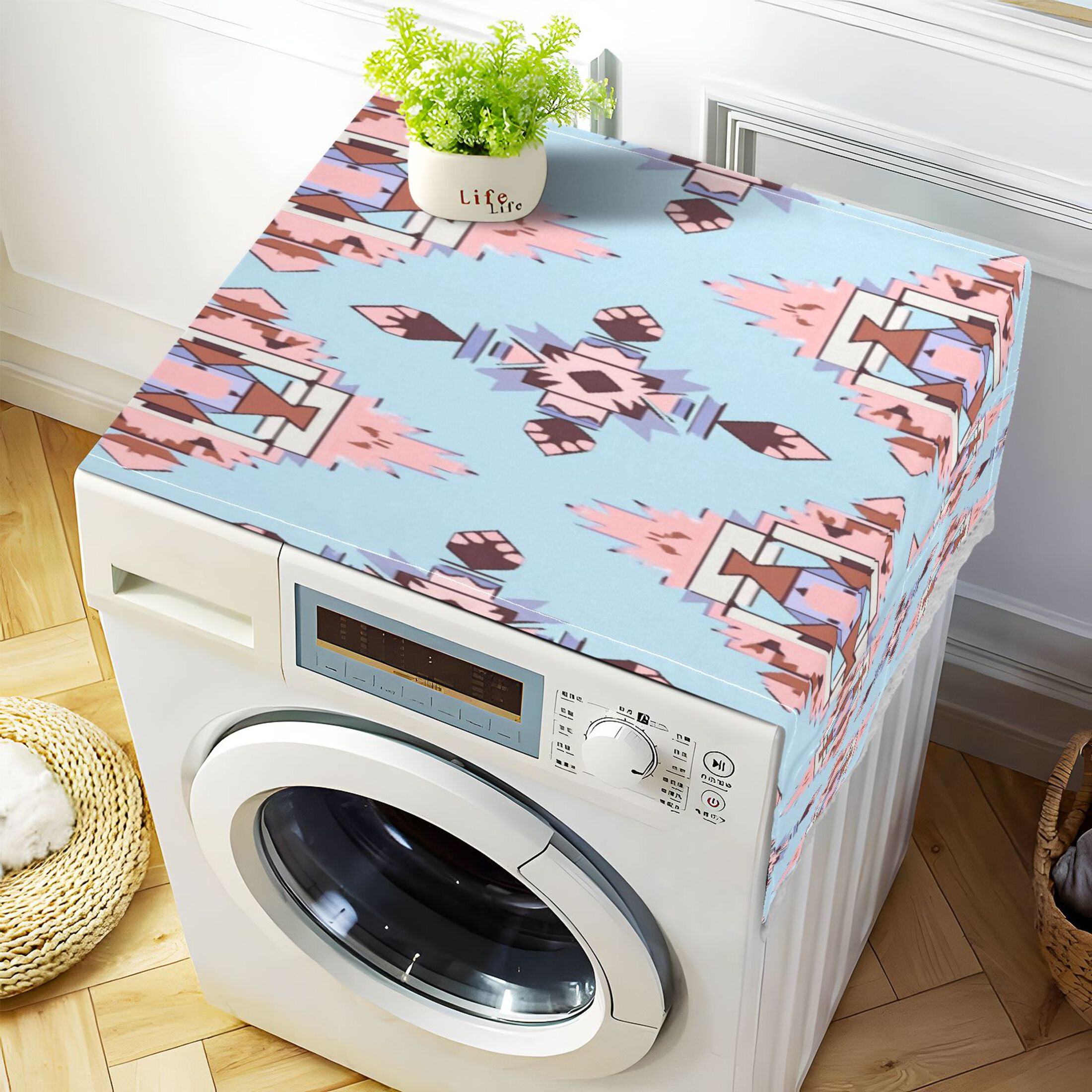 Dustproof Washing Machine Cloth Washer and Dryer Top Covers, Fridge ...