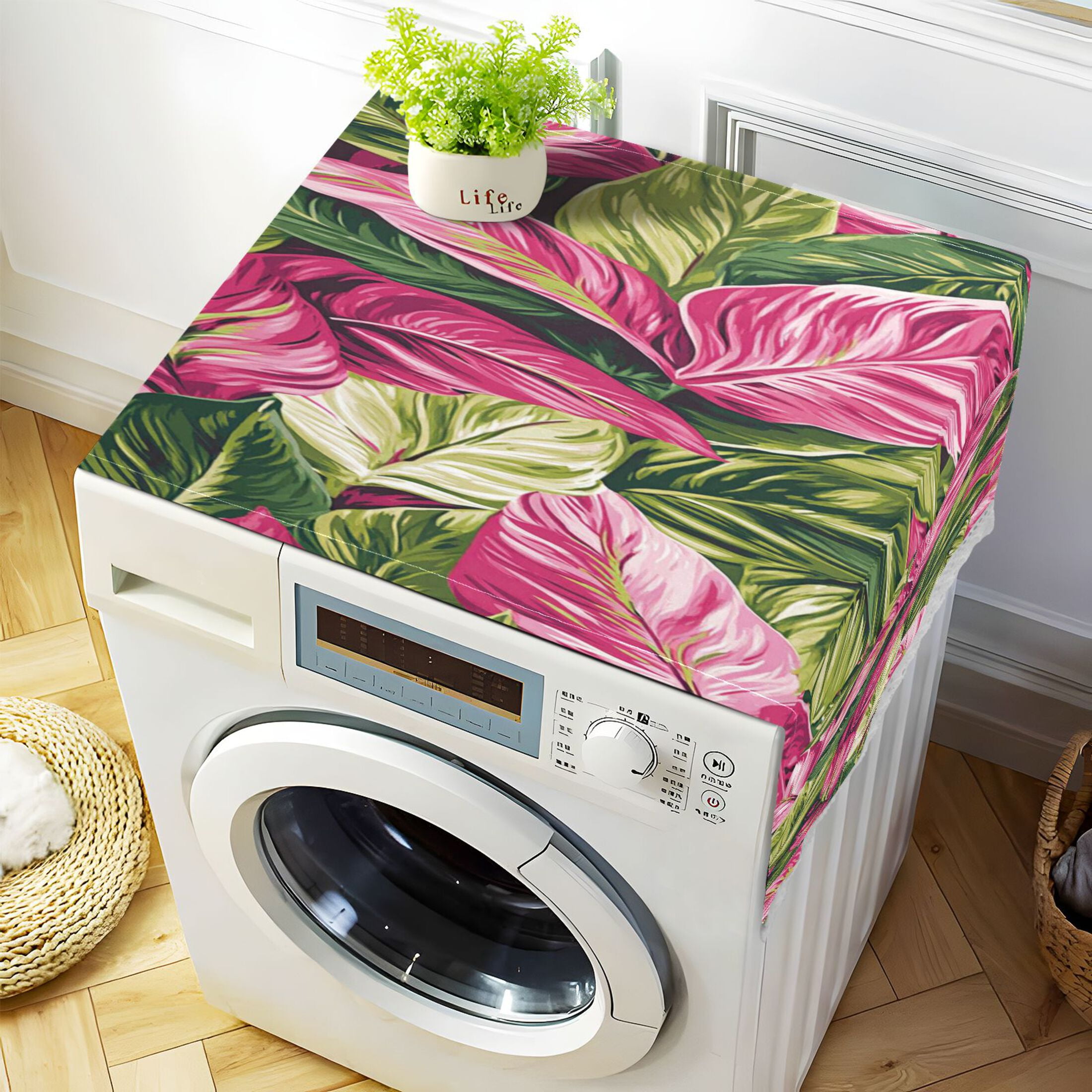 Dustproof Washing Machine Cloth Washer and Dryer Top Covers, Fridge ...
