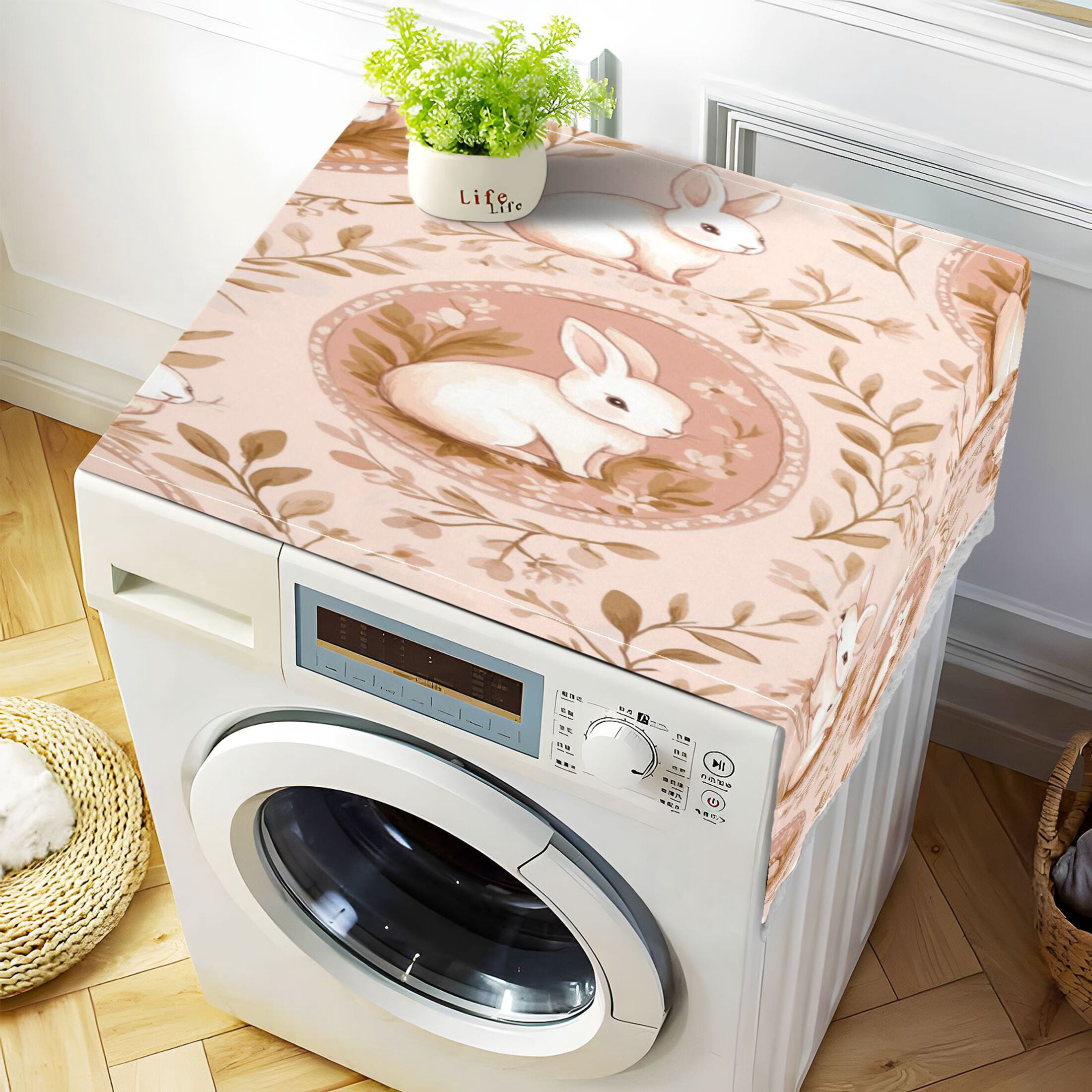Dustproof Washing Machine Cloth Washer and Dryer Top Covers, Fridge ...