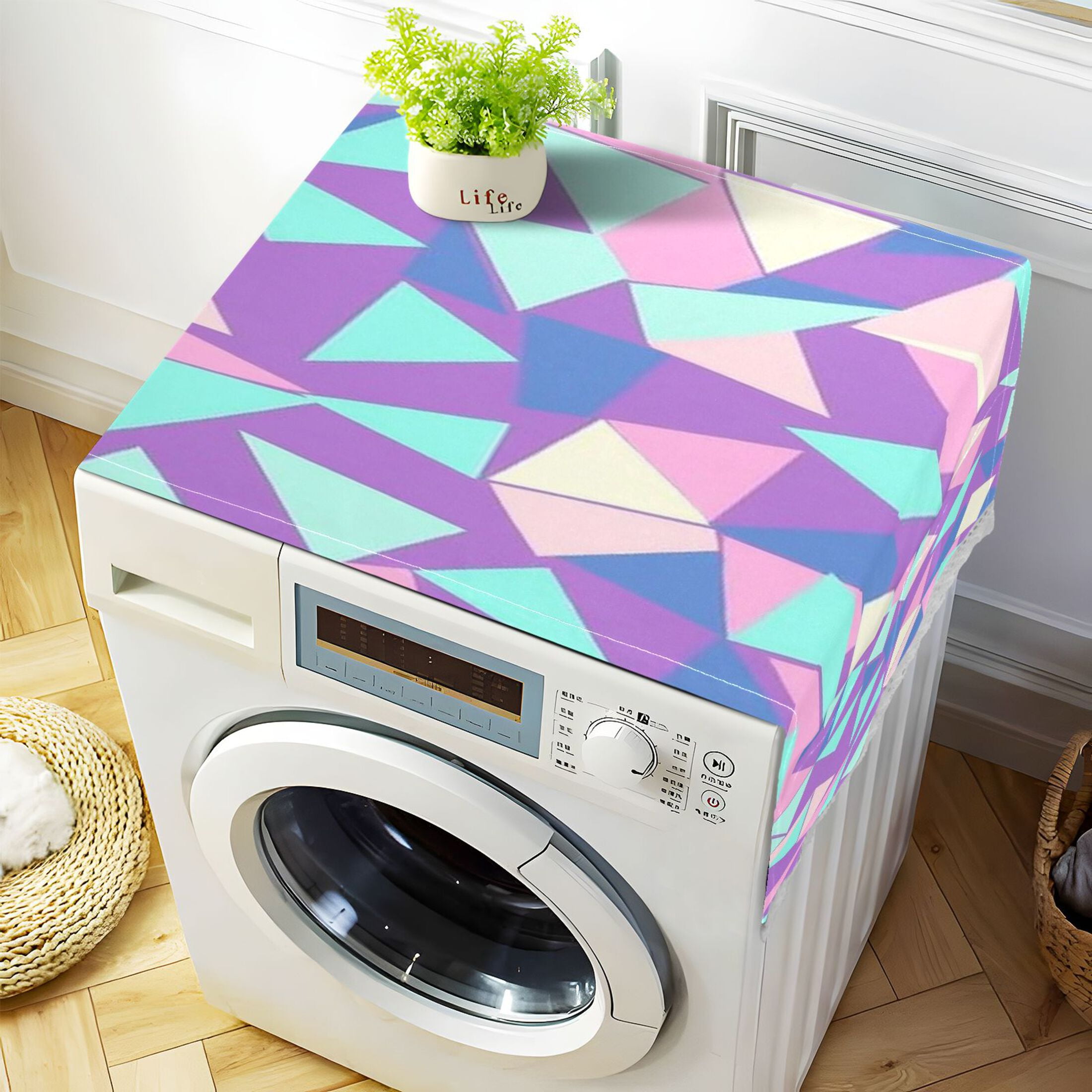 Dustproof Washing Machine Cloth Washer and Dryer Top Covers, Fridge ...