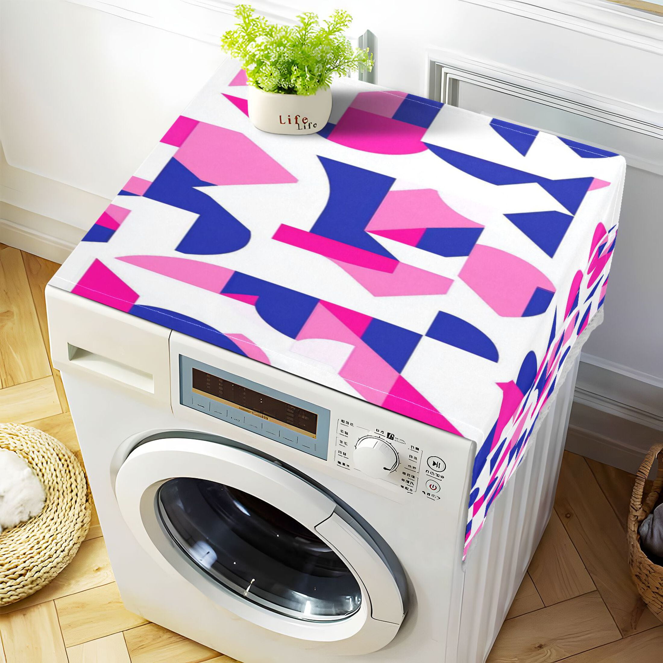 Dustproof Washing Machine Cloth Washer and Dryer Top Covers, Fridge ...