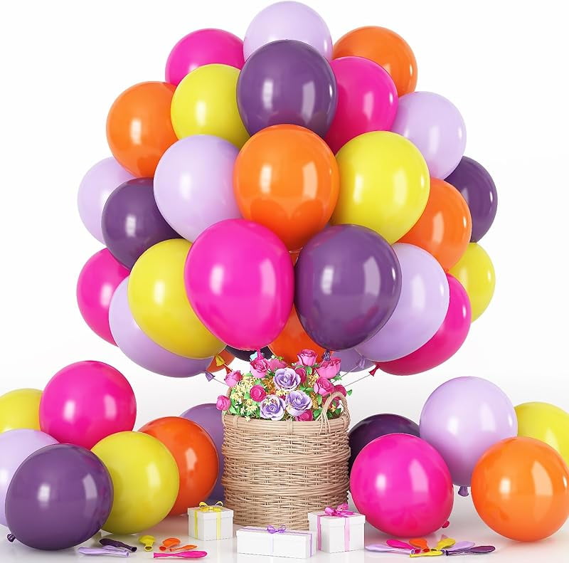 Dusty Blue Balloon Set, 60Pcs 12 Inch Slate Baby Blue White Sand Latex Balloon with Metallic ...