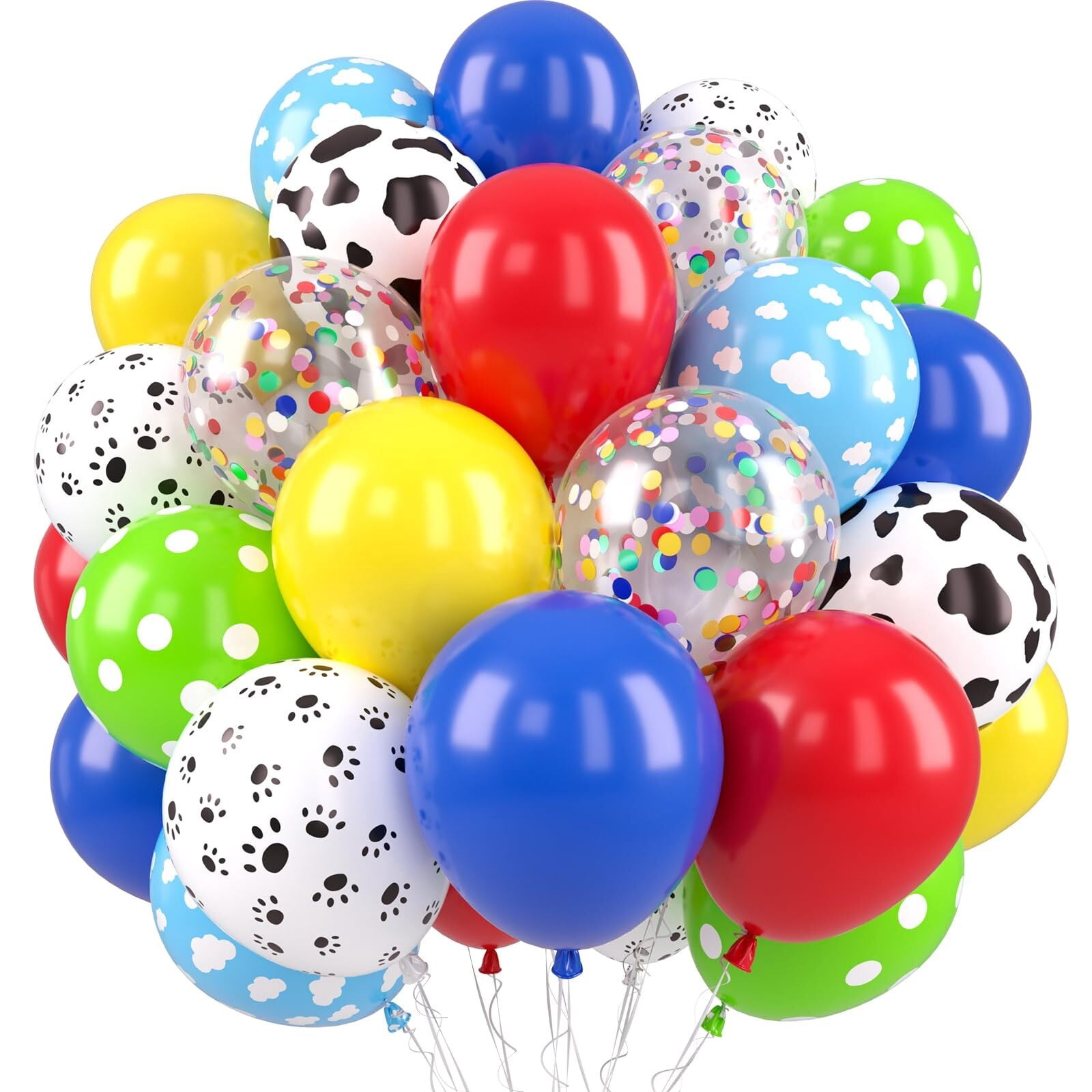 Dusty Blue Balloons, Dusty Blue and Gold Balloons, Baby Shower Balloons ...