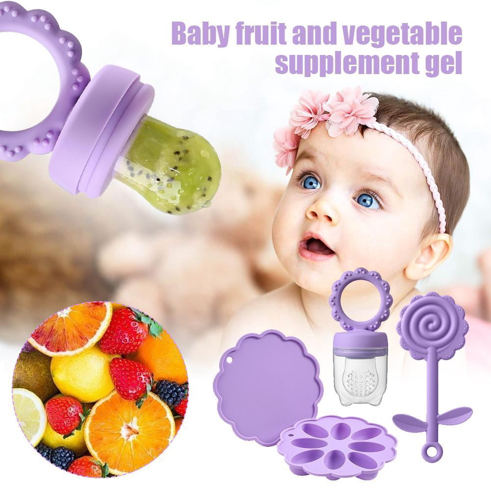 Dusty Lilac popular teether molar bite bite baby fruit and vegetable ...