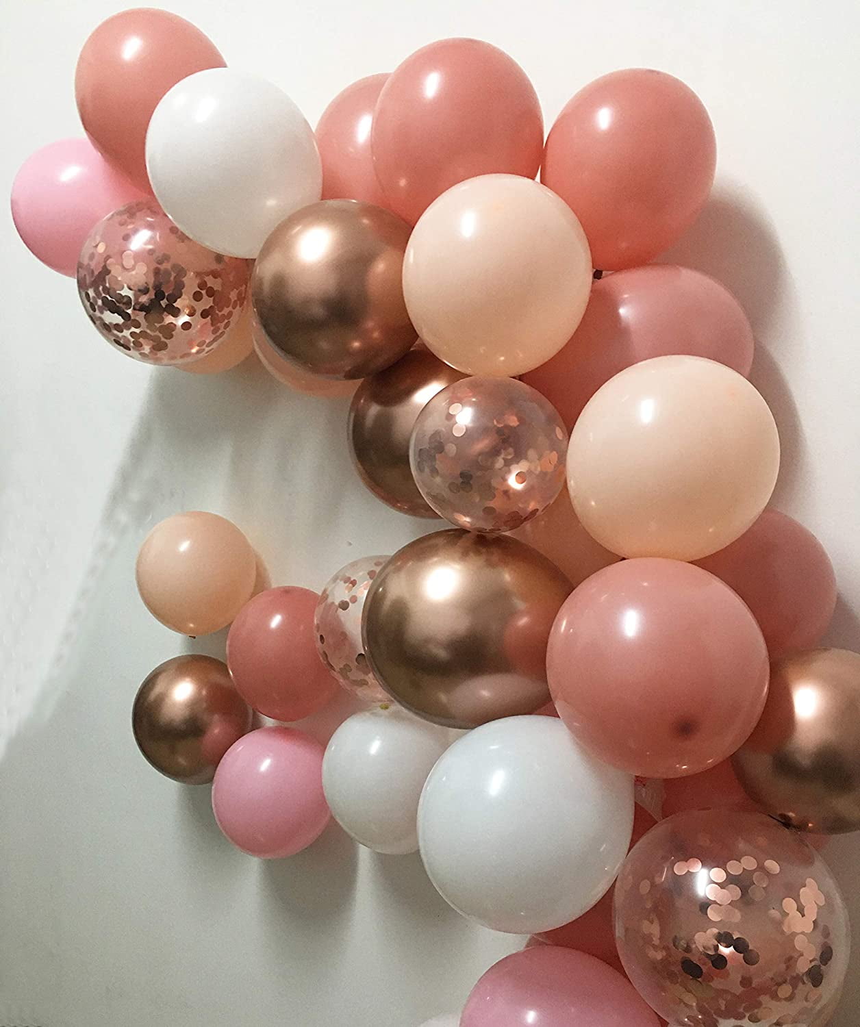 Dusty Rose Balloon Arch Garland Kit - Elegant Wedding, Bachelorette ...