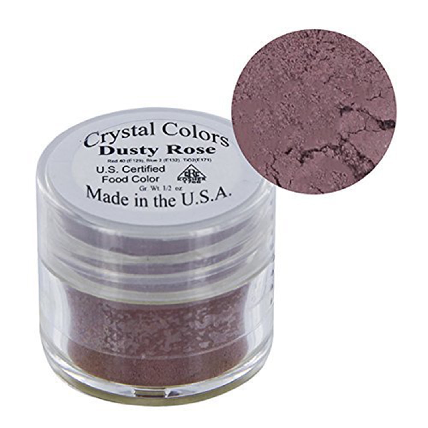 Dusty Rose Crystal Color Dust by SUGARPASTE - Walmart.com