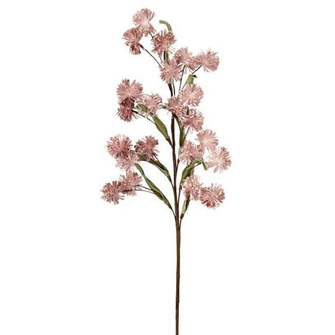 Dusty Rose Mini Pom Pom Spray Artificial Flowers - Walmart.com