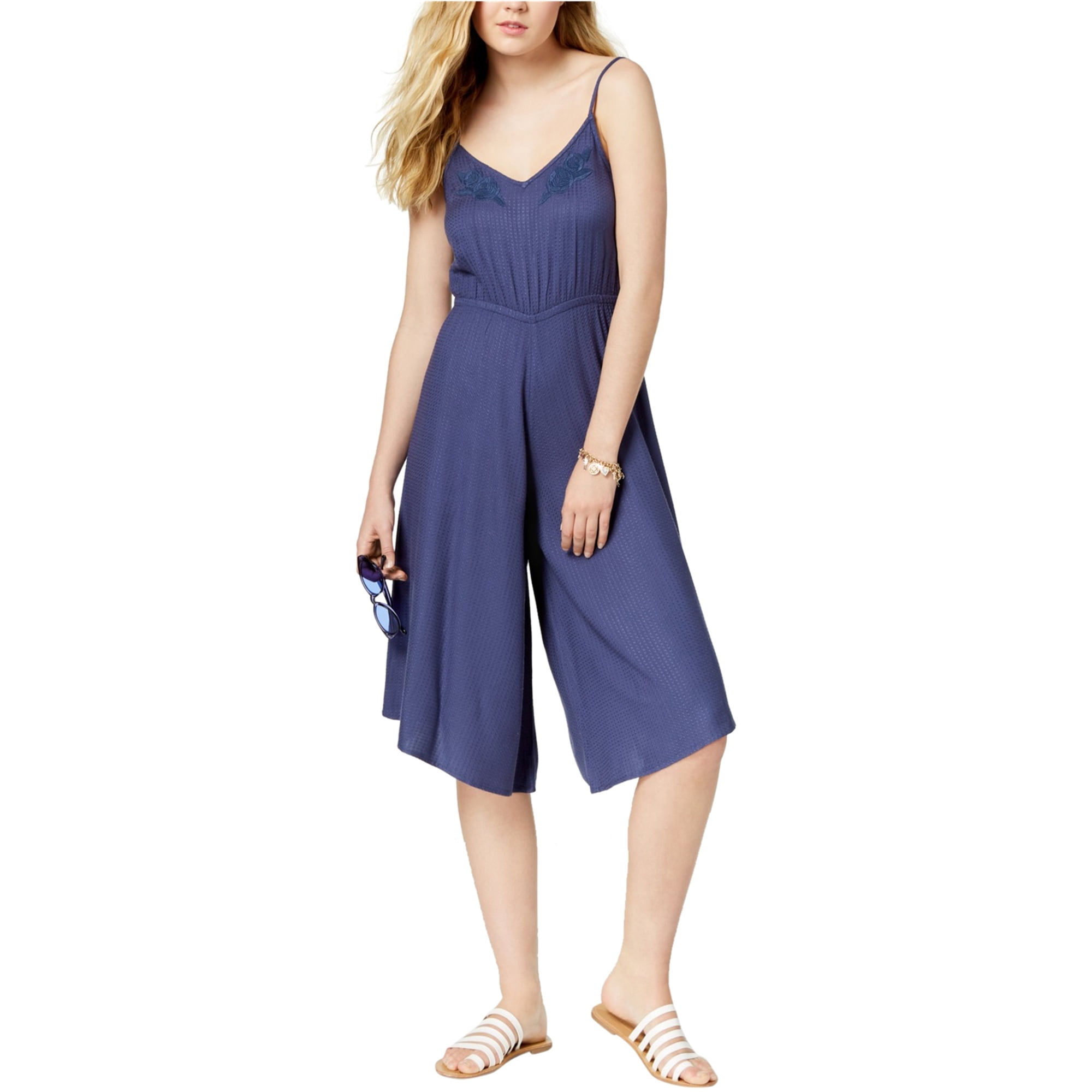 Dusty Women's Medium Wide Leg V-Neck Jumpsuit M - Walmart.com