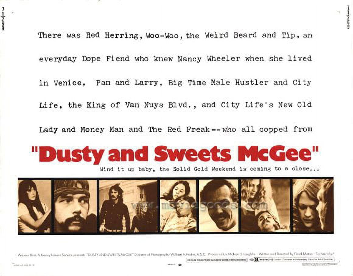 Dusty and Sweets McGee - movie POSTER (Style A) (11" x 14") (1971 ...