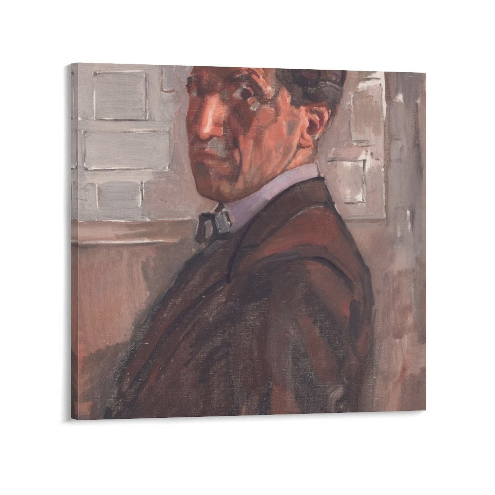 Dutch Abstract Painters Piet Mondrian Self Portrait Poster Painting On ...