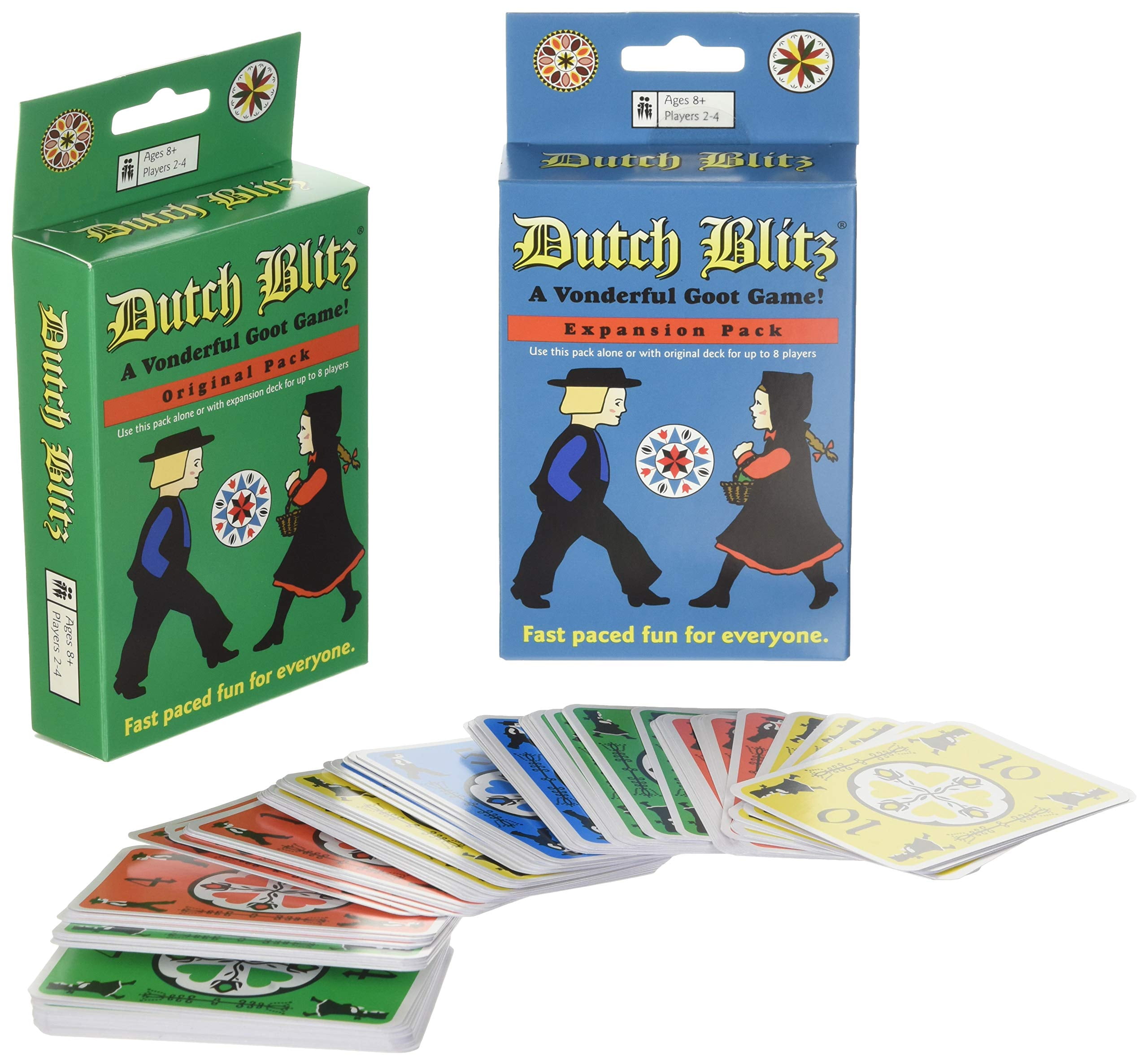 Dutch Blitz: Original and IFF17 Expansion Combo, Fast Paced Card Game ...
