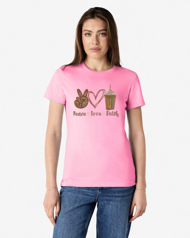 Dutch Brothers Coffee Peace Love Coffee Lover Unisex tee, for men ...