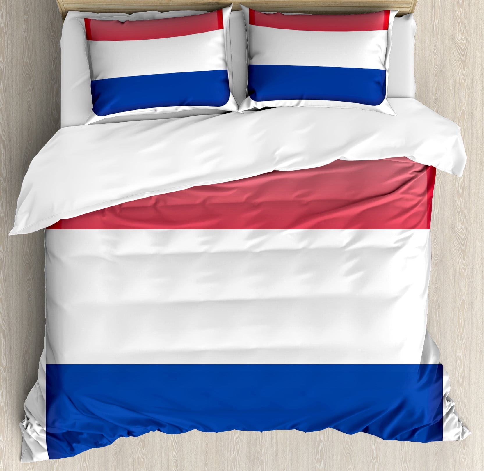 Dutch Duvet Cover Set, Holland Image of Flag of Netherlands Designed as ...