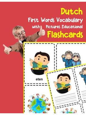 Dutch First Words Vocabulary with Pictures Educational Flashcards : Fun ...