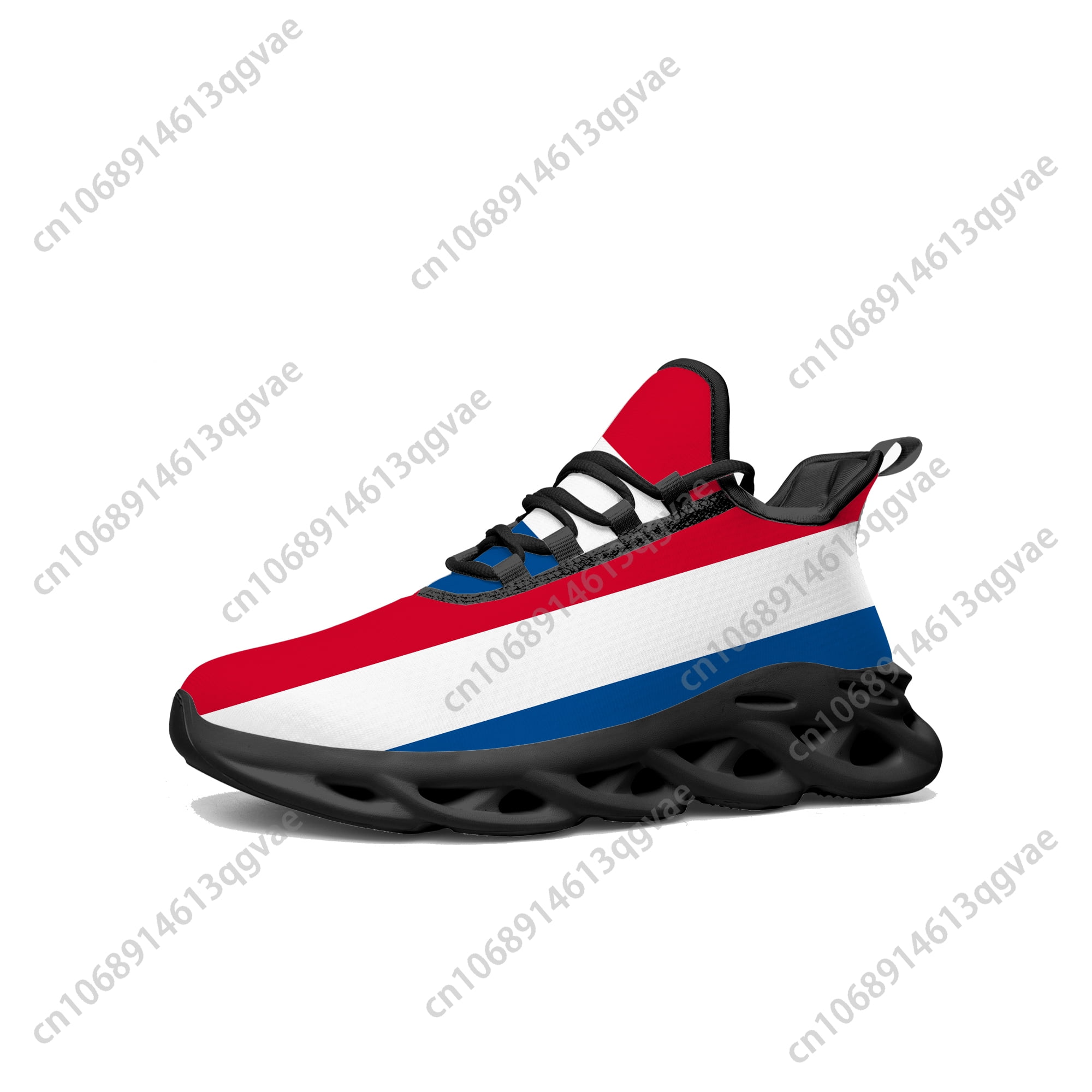 Dutch Flag Flats Sneakers Mens Womens Aaron Sports Running Sneaker Lace ...