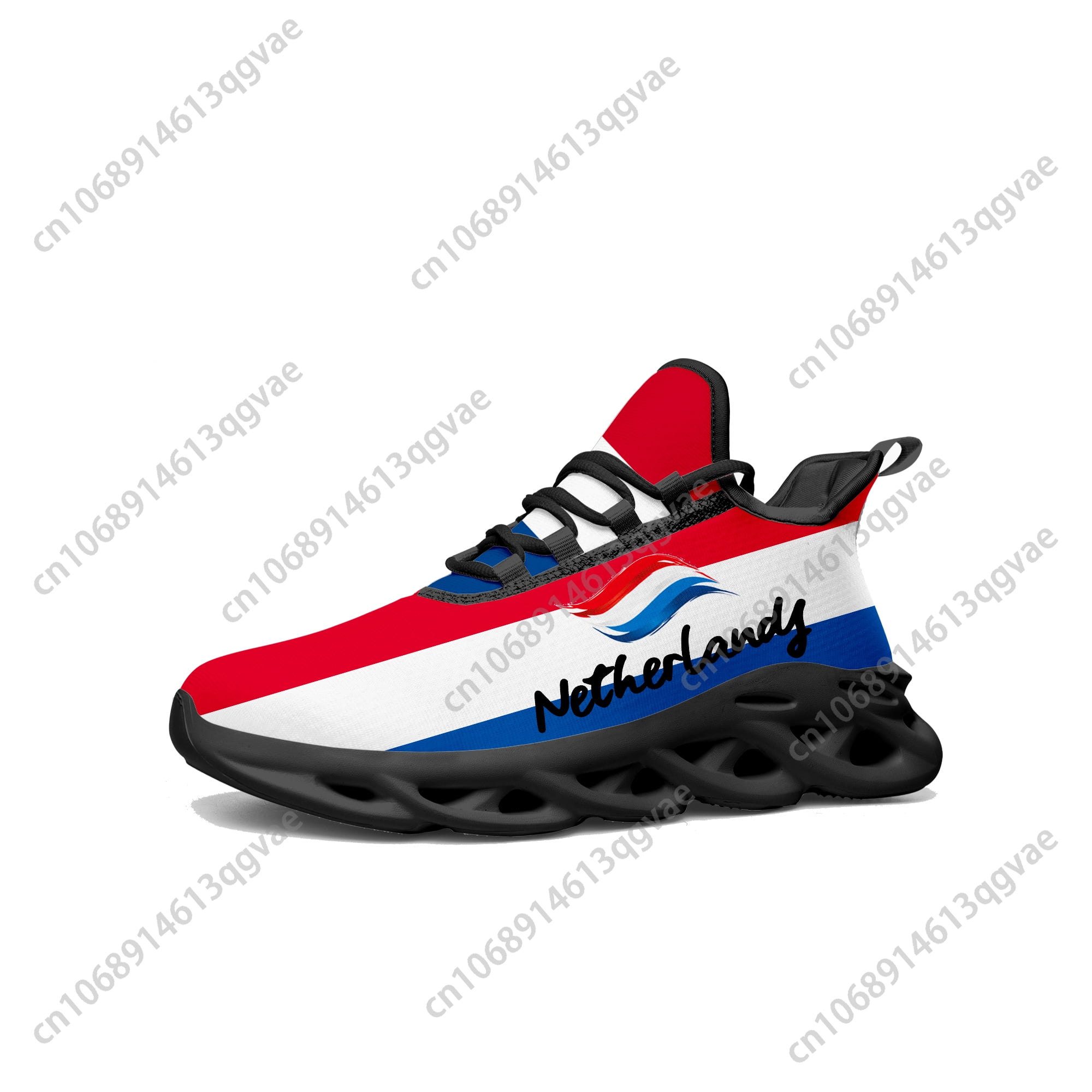 Dutch Flag Flats Sneakers Mens Womens Aaron Sports Running Sneaker Lace ...