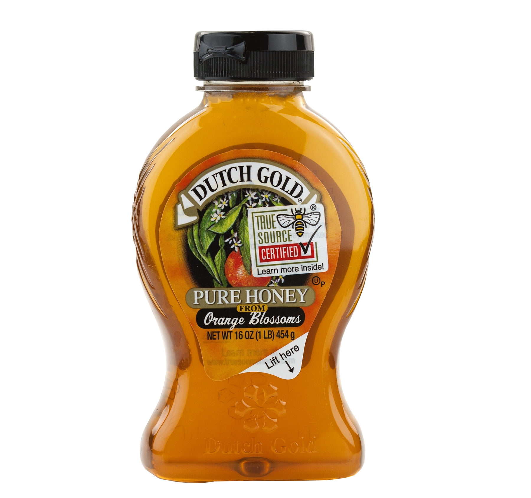 Dutch Gold Pure Honey: Orange Blossom- 16 oz. Bottle - Walmart.com
