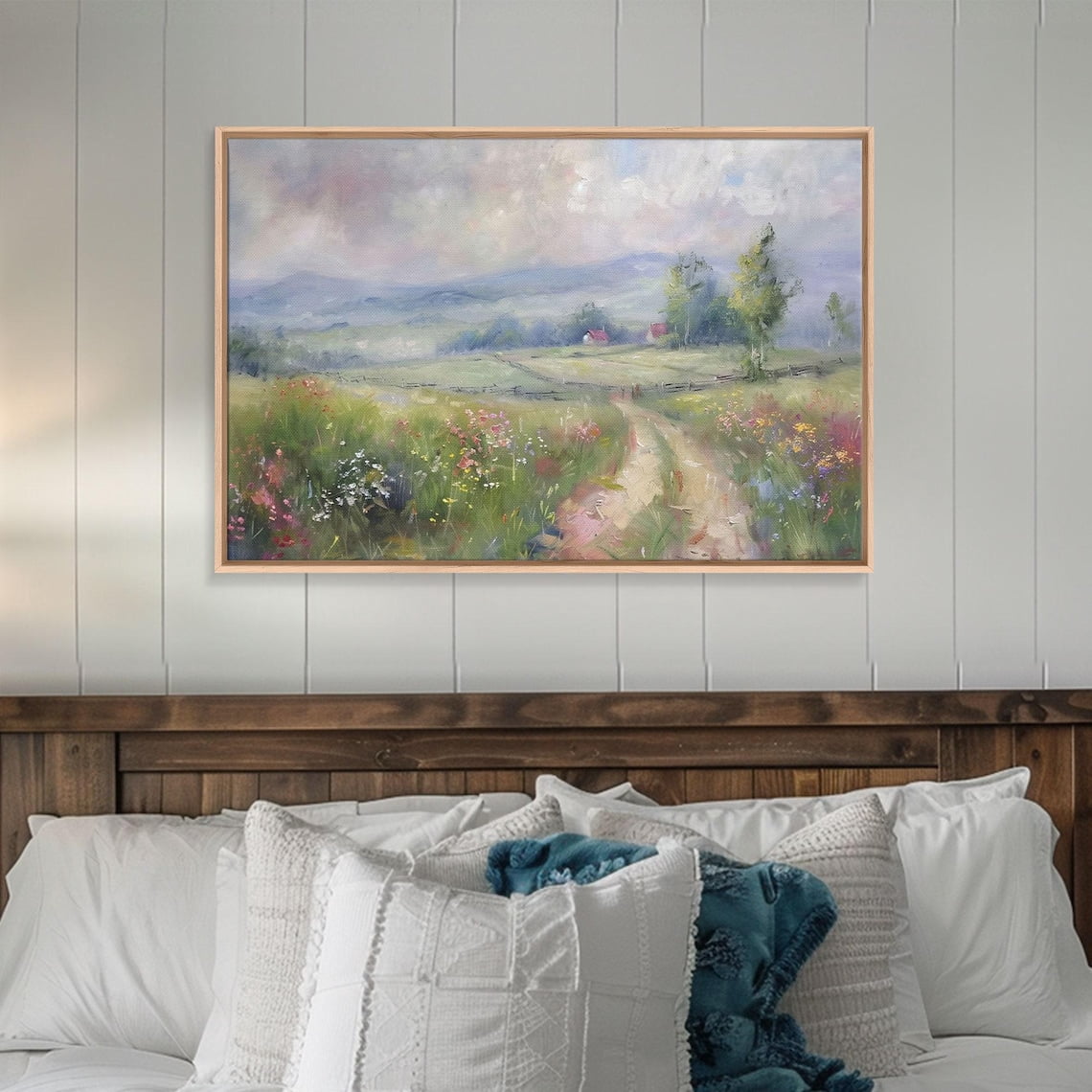 Dutch Lake Cottagecore Landscape Wall Art Poster, Unframed Size 16x24 ...