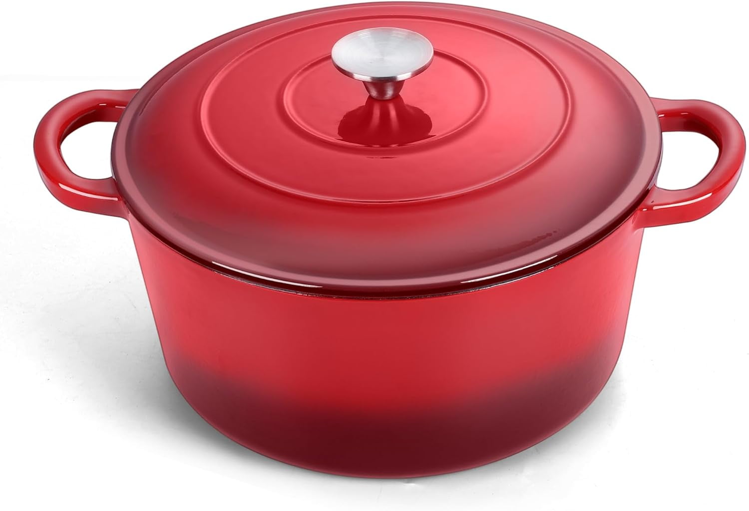 Dutch Oven, 6QT Enameled Cast Iron Dutch Oven Cooking Pot with Lid ...