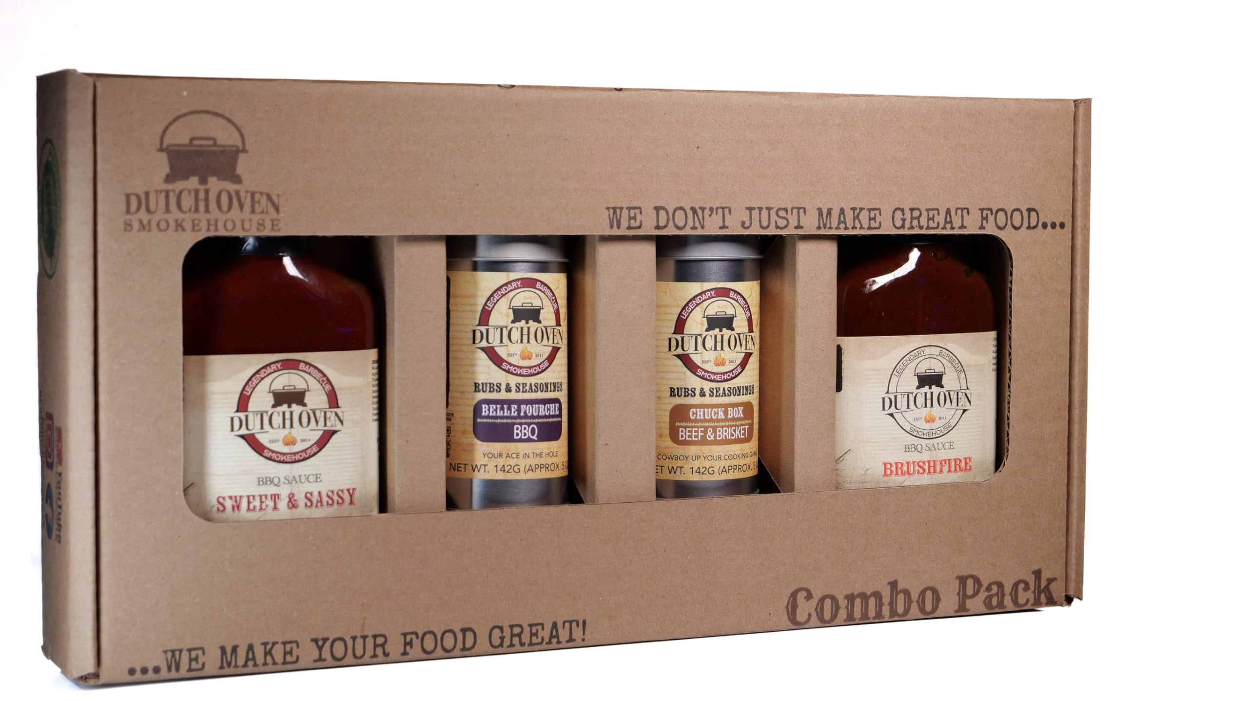 Dutch Oven Backyard BBQ TGF4 Lovers Combo Gift Pack - Sweet & Sassy ...