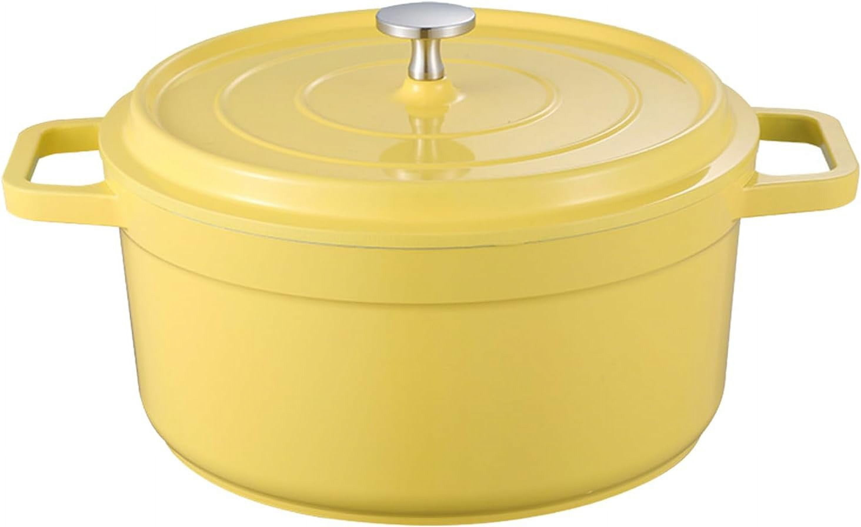 Dutch Oven Pot With Lid, 4 Qt Nonstick Enameled Dutch Oven for Bread ...