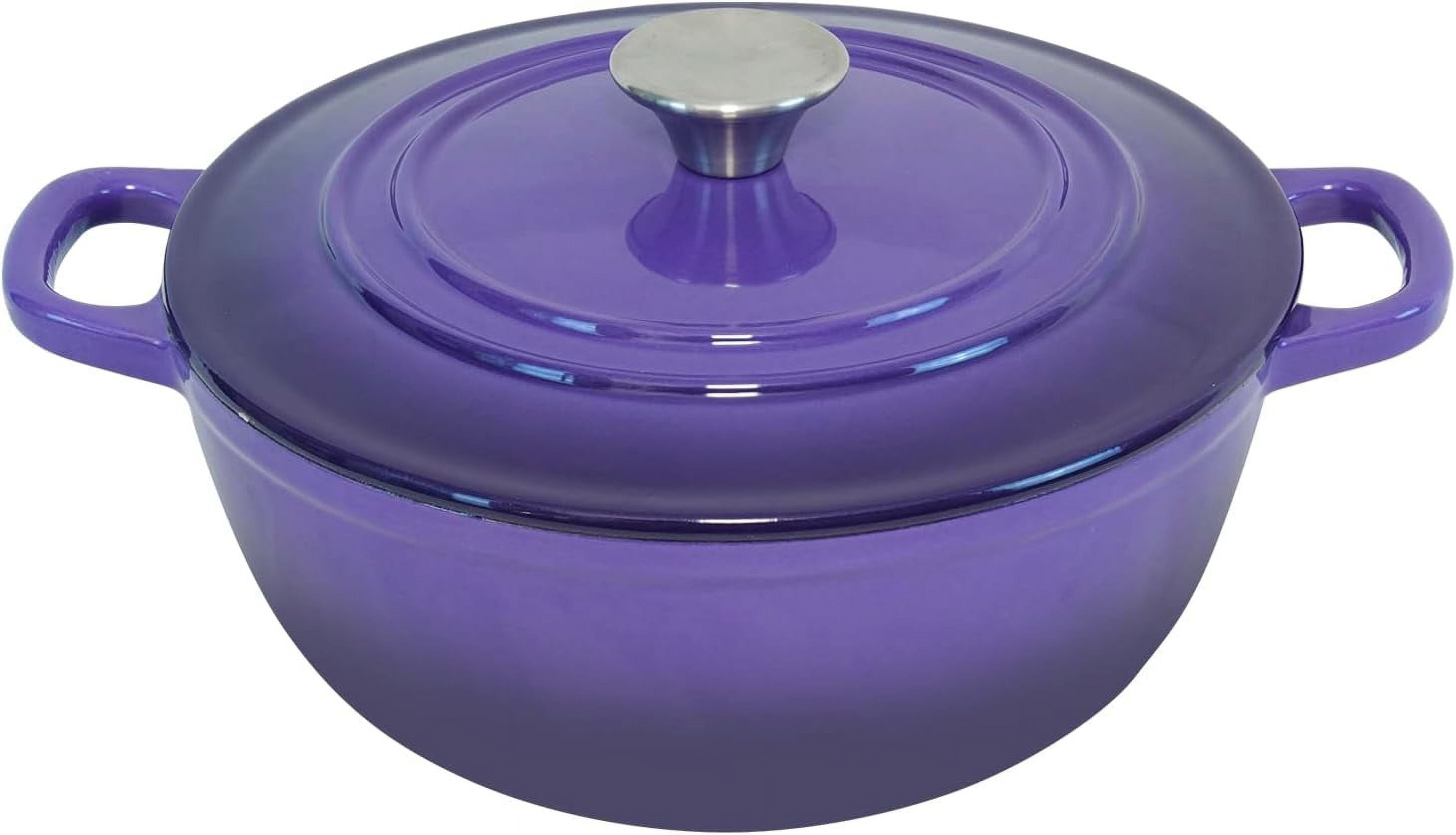 Dutch Oven Pot with Lid 4.8 qt Cast Iron Dutch Oven for Bread Baking ...