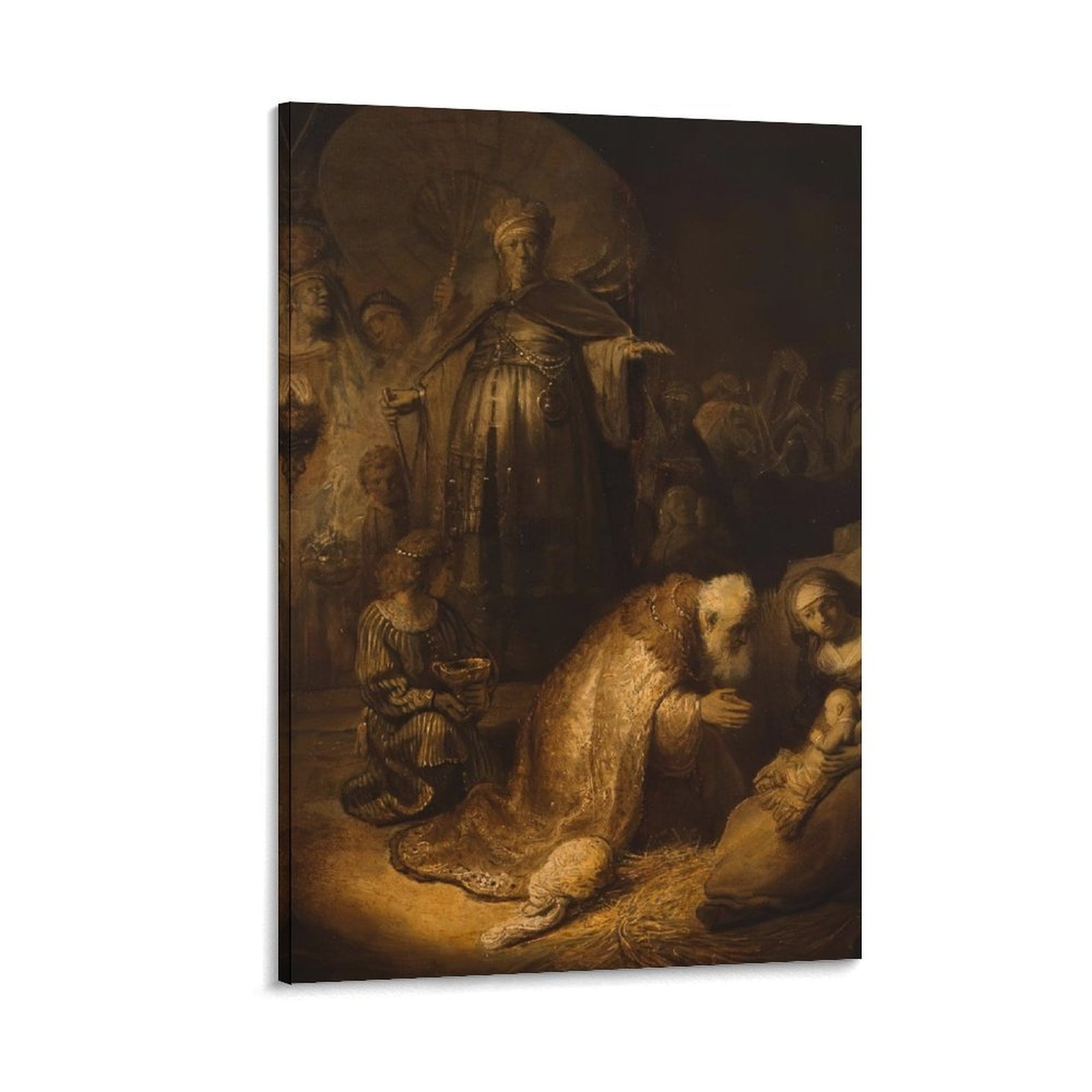 Dutch Painters Rembrandt Adoration of The Magi Poster Picture Print ...