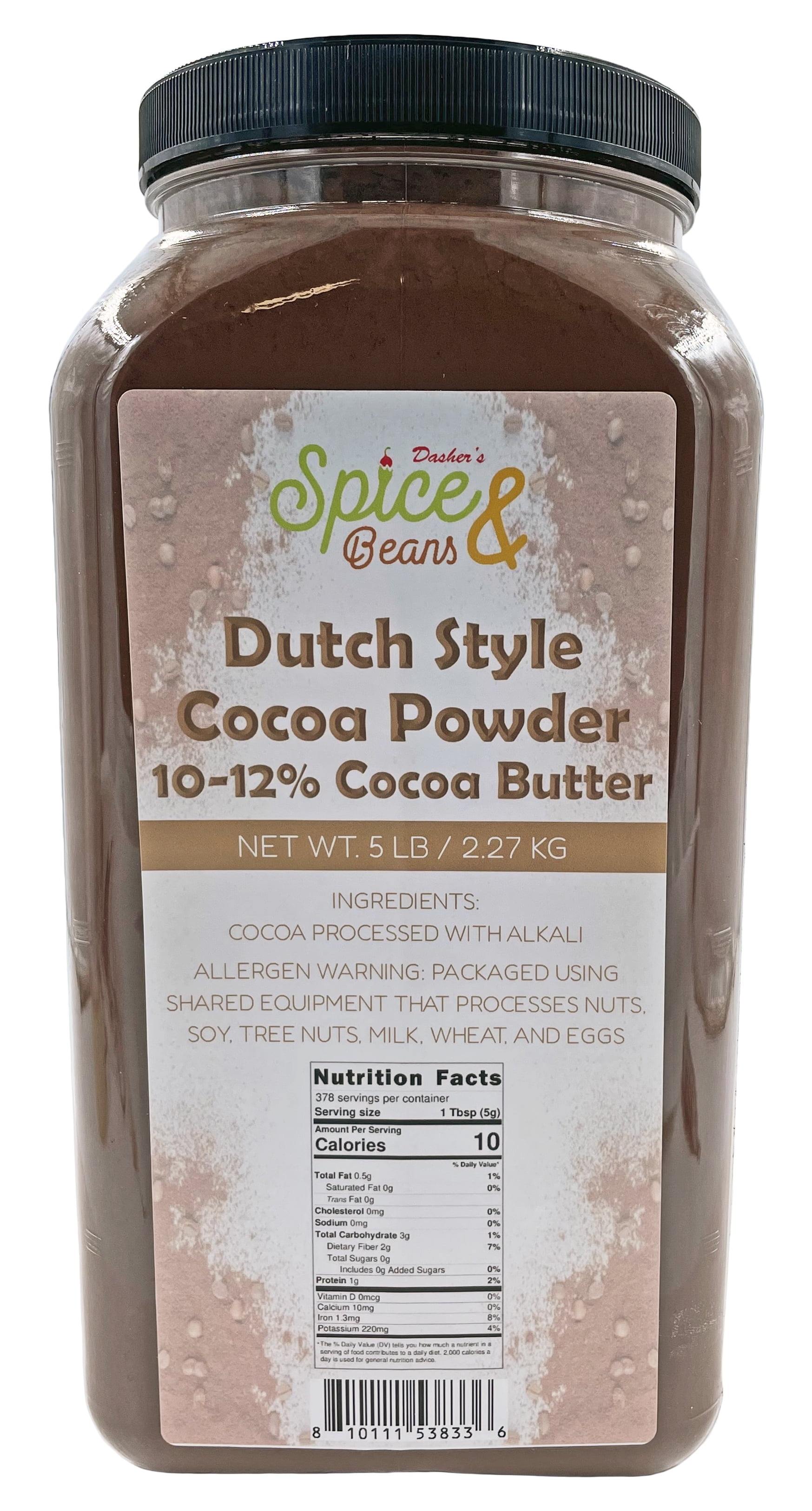 Dutch Style Cocoa Powder by Dasher's Spice & Beans | 100% Cocoa Powder ...