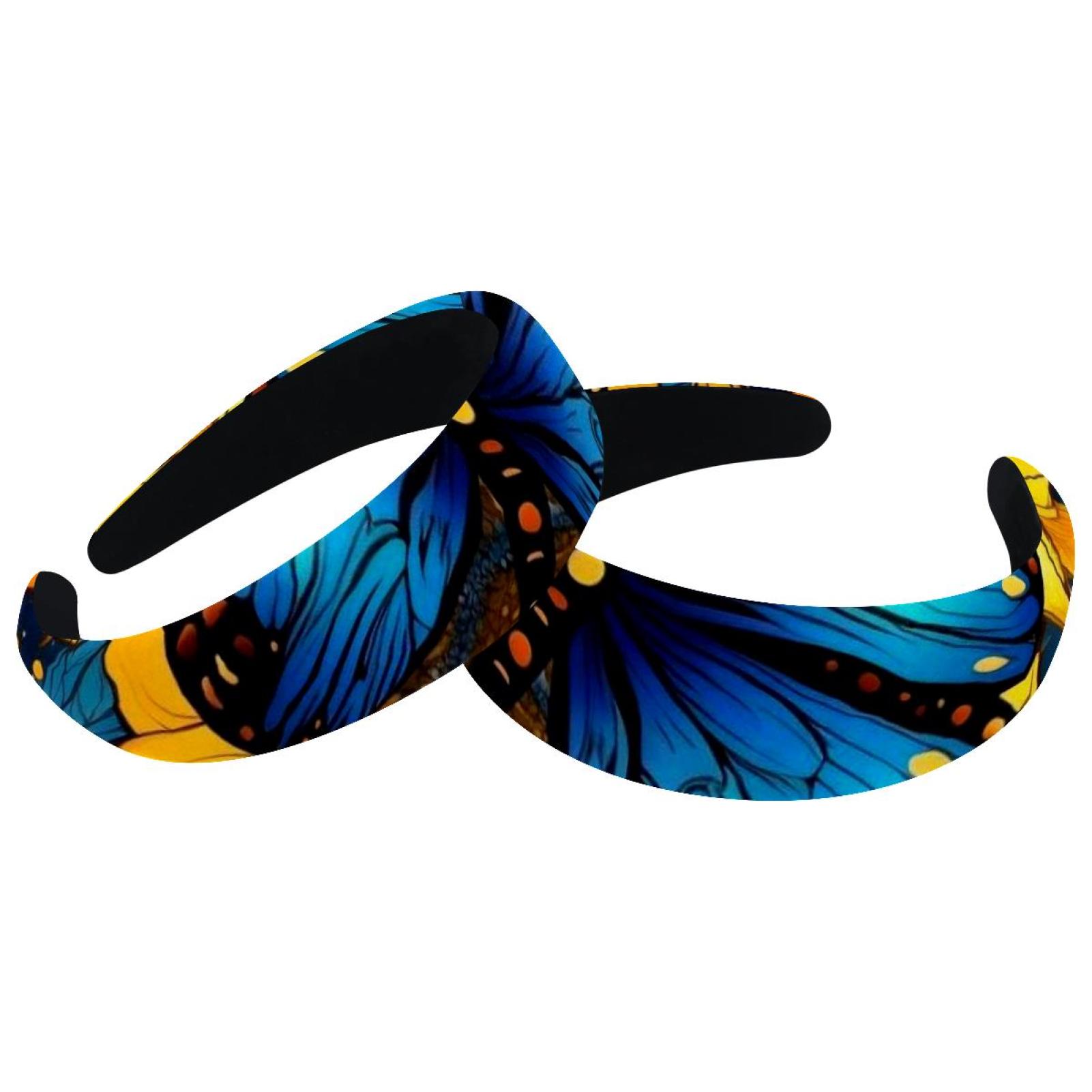 Dutch Velvet Wide Headbands for Women, 2pcs Soft Head Bands for Secure ...