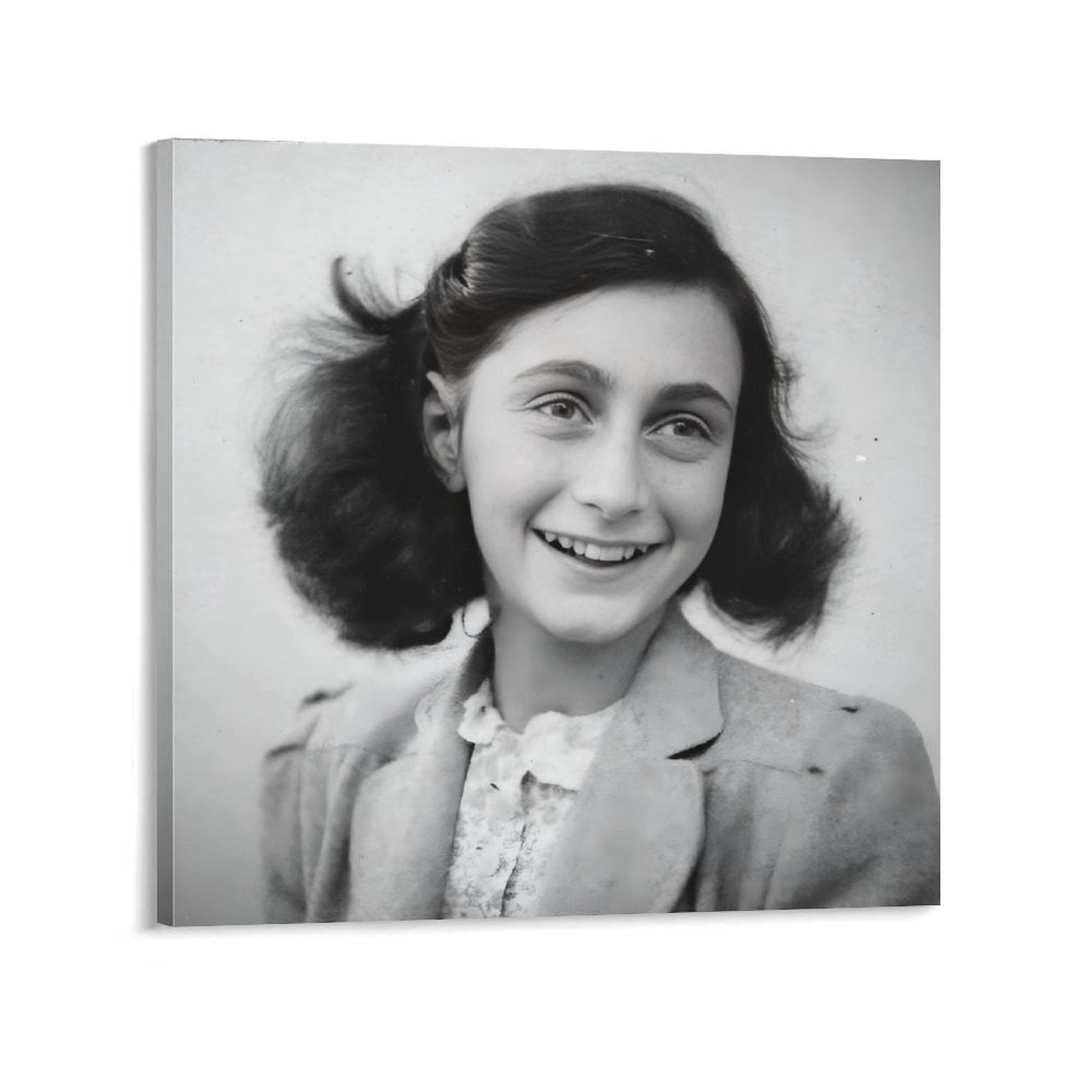 Dutch Women Historians Anne Frank Retro Poster Canvas Art Poster and ...