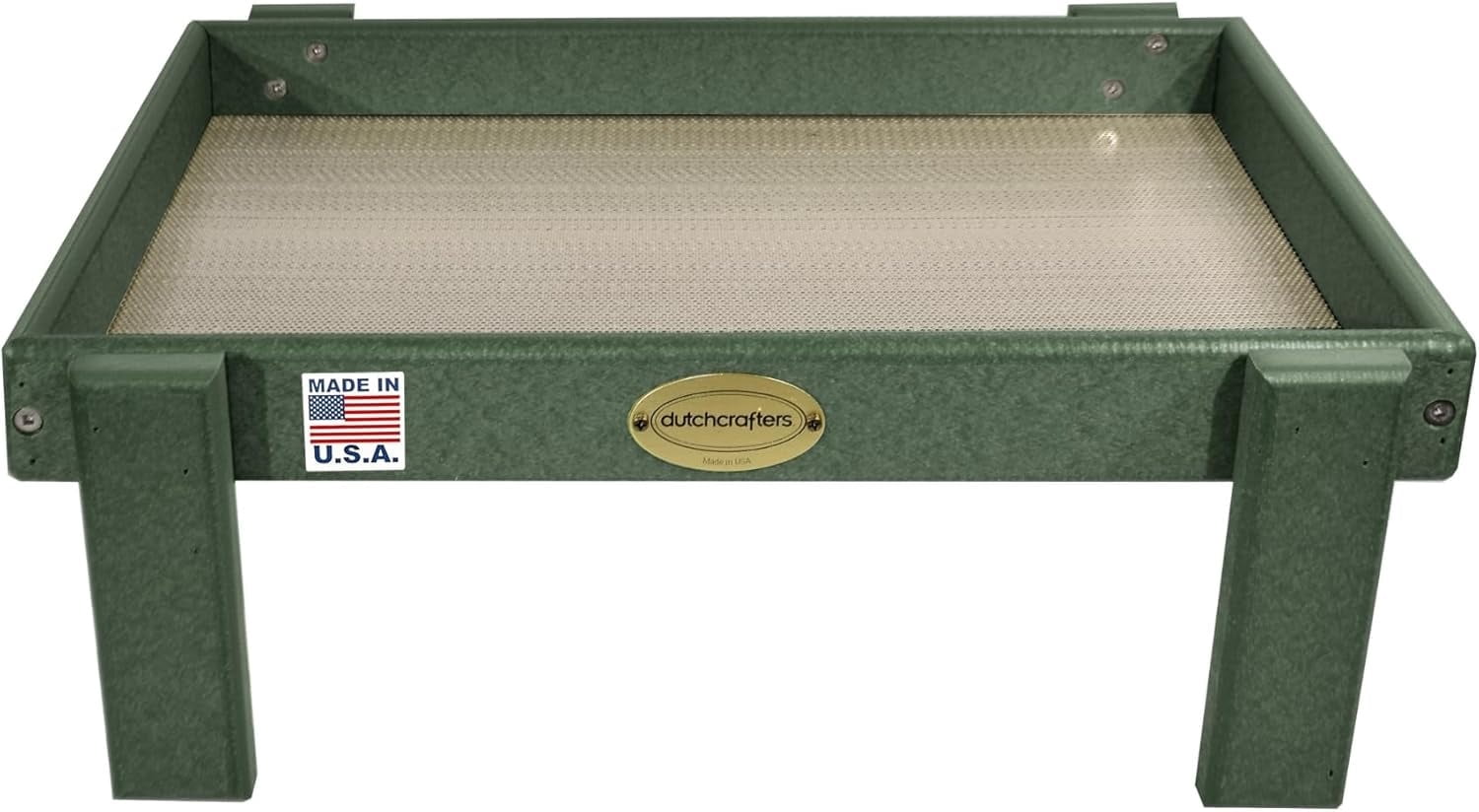 DutchCrafters Amish American Made Platform Bird Feeder, Free Standing ...