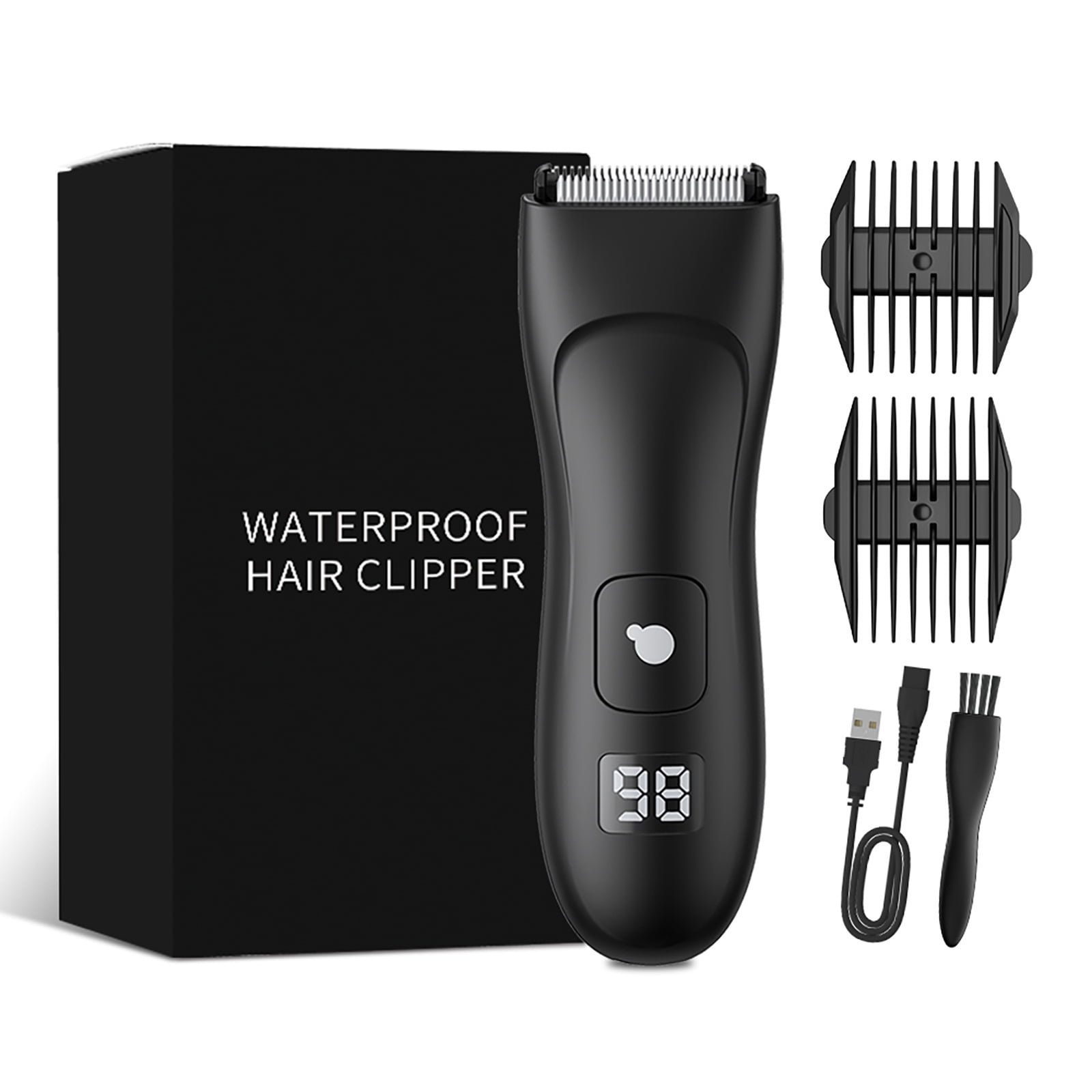 Dutchman Digital Display Electric Hair Clipper Egg Groin Hair Scraper ...