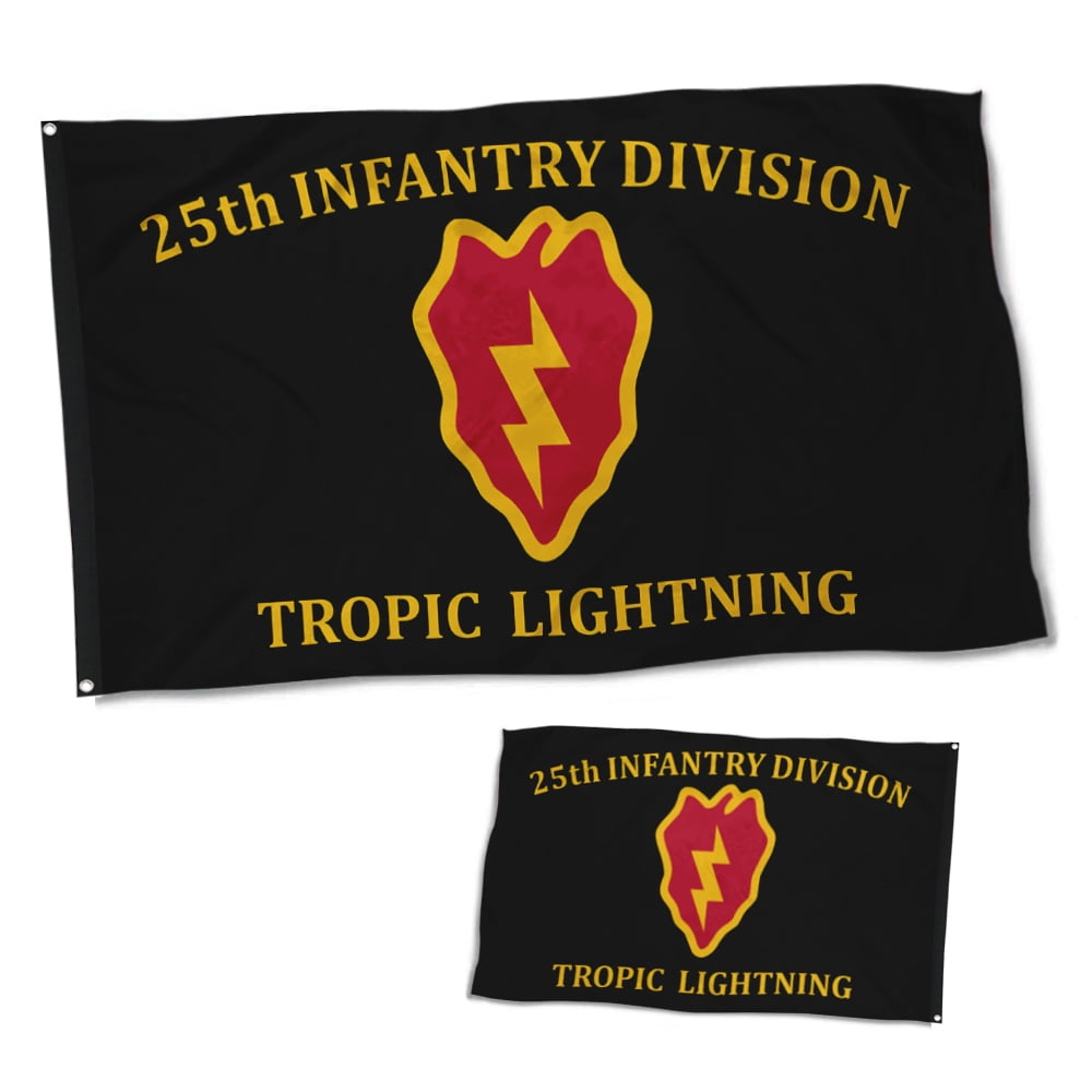 Dutern Double Sided 25th Infantry Division Flag Tropic Lightning Flag ...