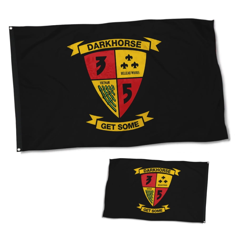 Dutern Double Sided 3rd Battalion 5th Military Flag Banner 3 Ply with ...