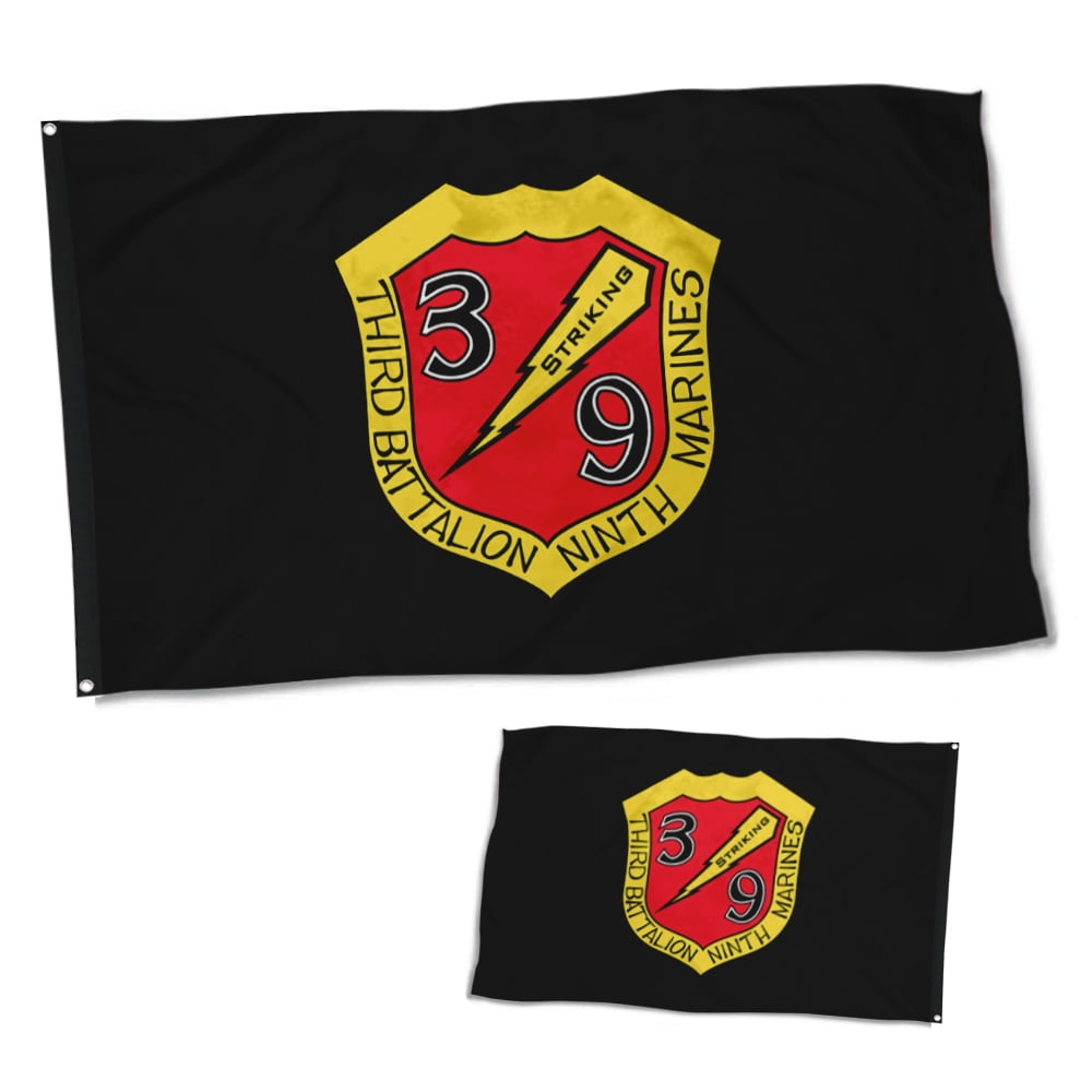 Dutern Double Sided 3rd Battalion 9th Military Flag Banner 3 Ply with ...
