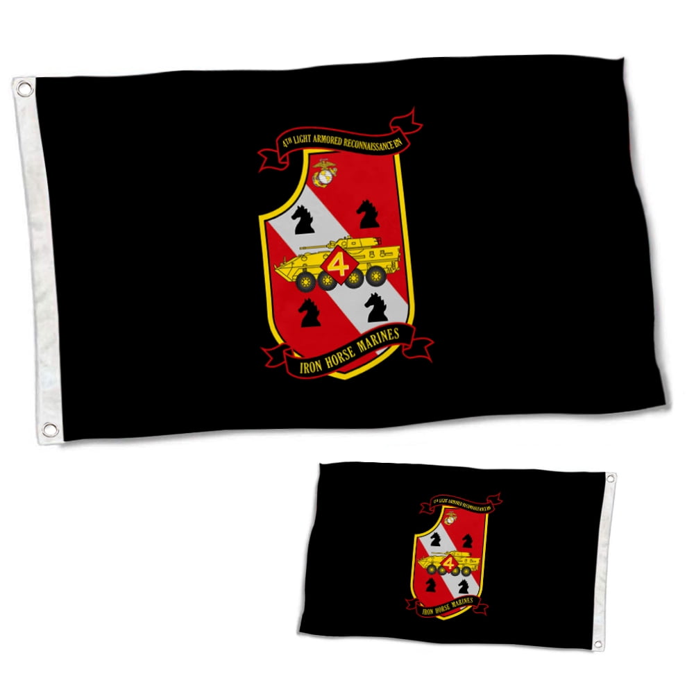 Dutern Double Sided 4th Light Armored Reconnaissance Battalion Flag ...
