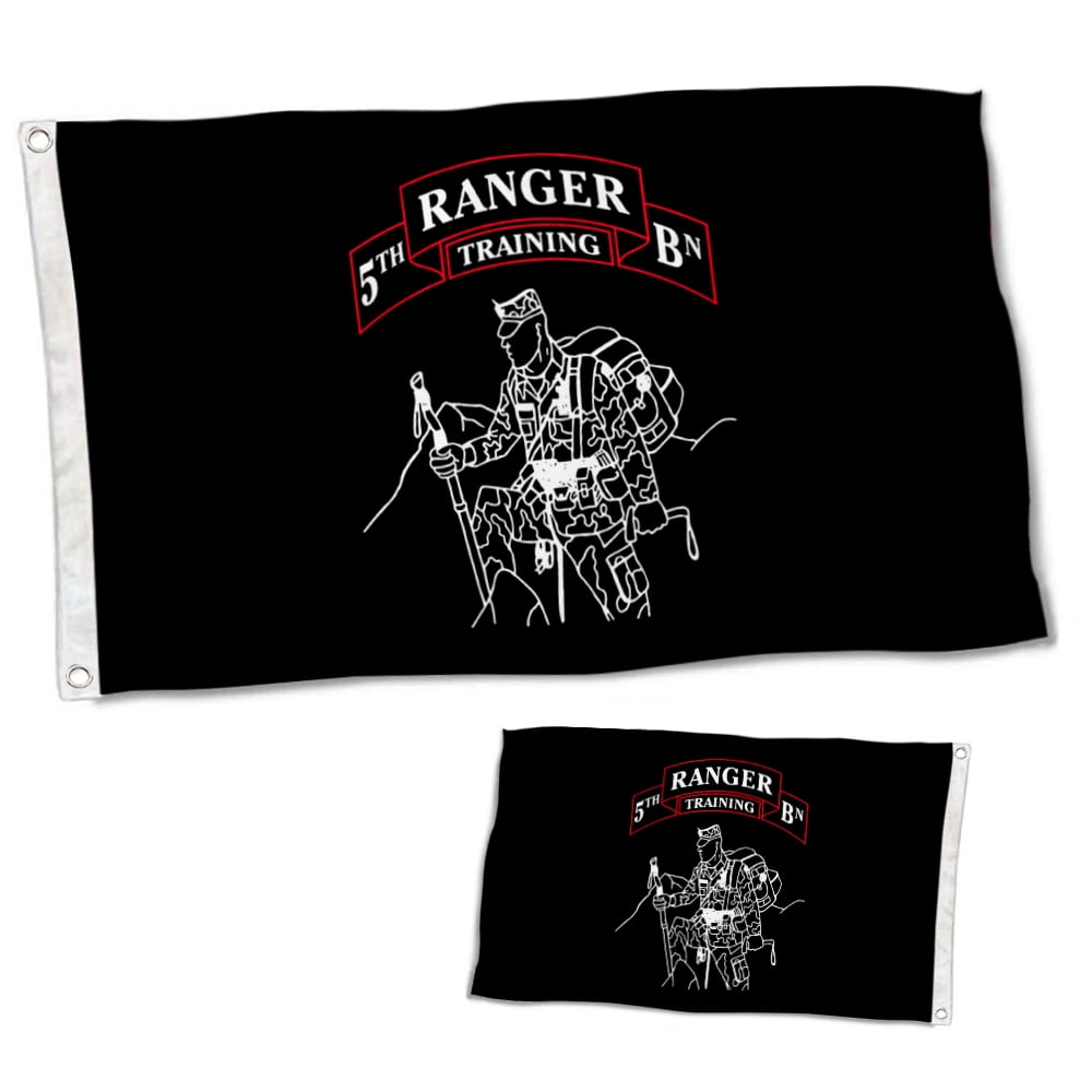 Dutern Double Sided 5th Ranger Training Battalion Flag Banner 3 Ply with Brass Grommets 3x5 Feet ...