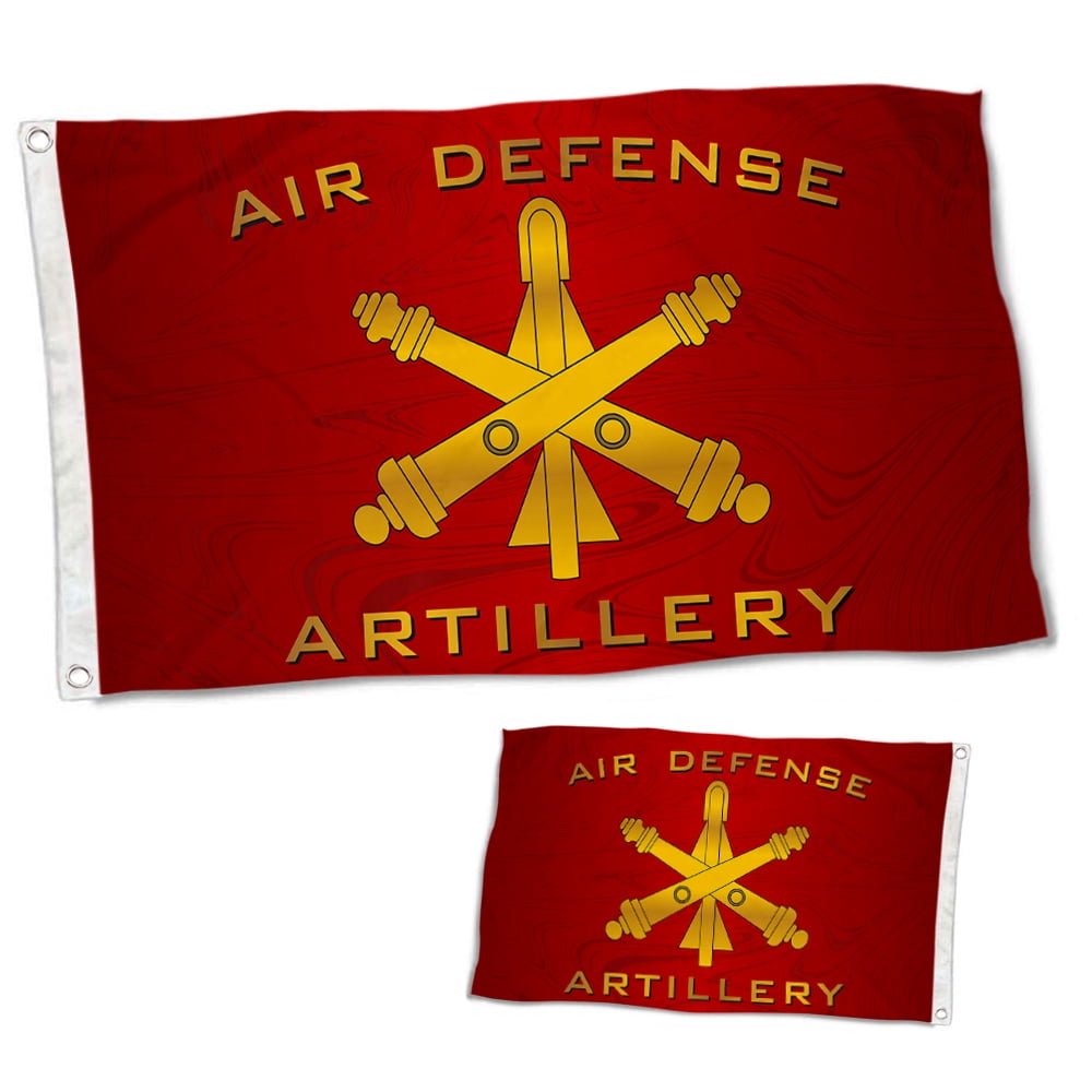 Dutern Double Sided Air Defense Artillery Flag Banner 3 Ply with Brass ...