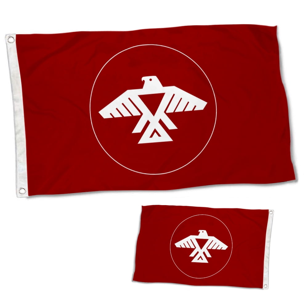 Dutern Double Sided Anishinaabe First Nations People Flag Banner 3 Ply ...