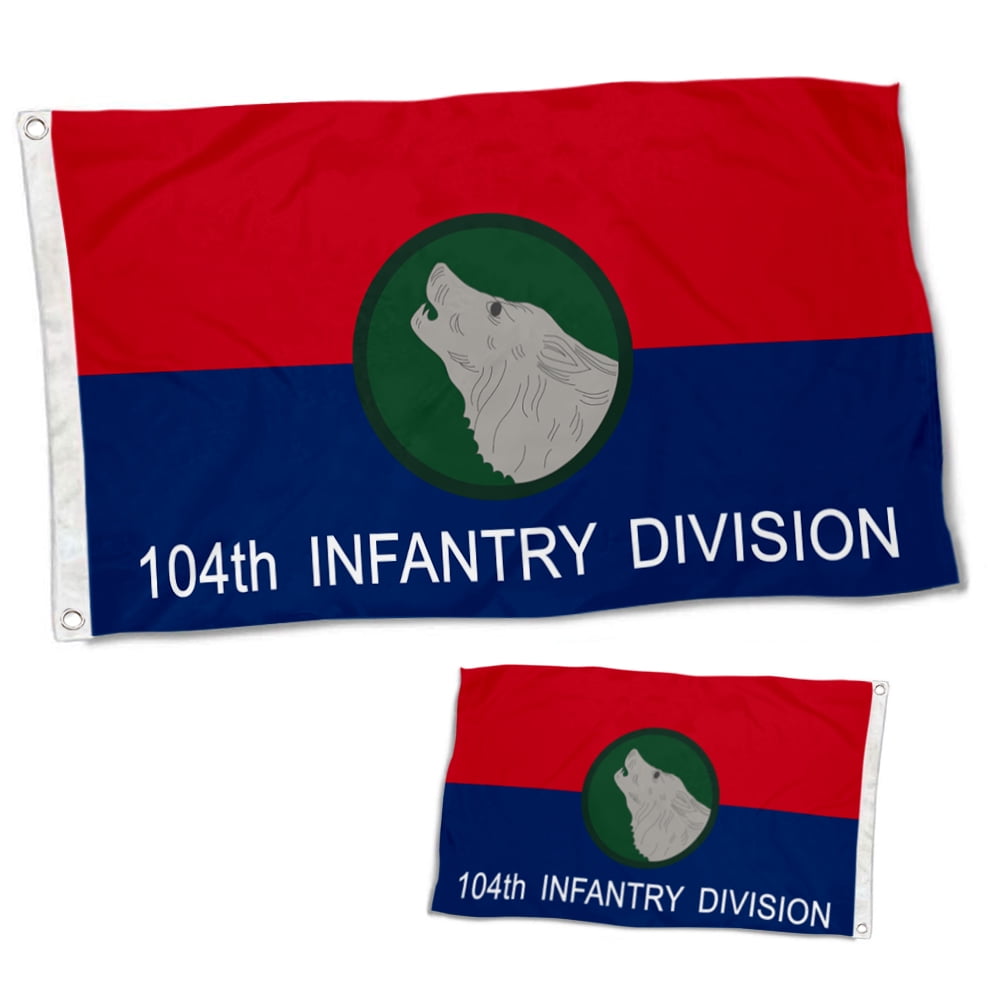 Dutern Double Sided Army 104th Infantry Division Flag Military Banner 3 ...