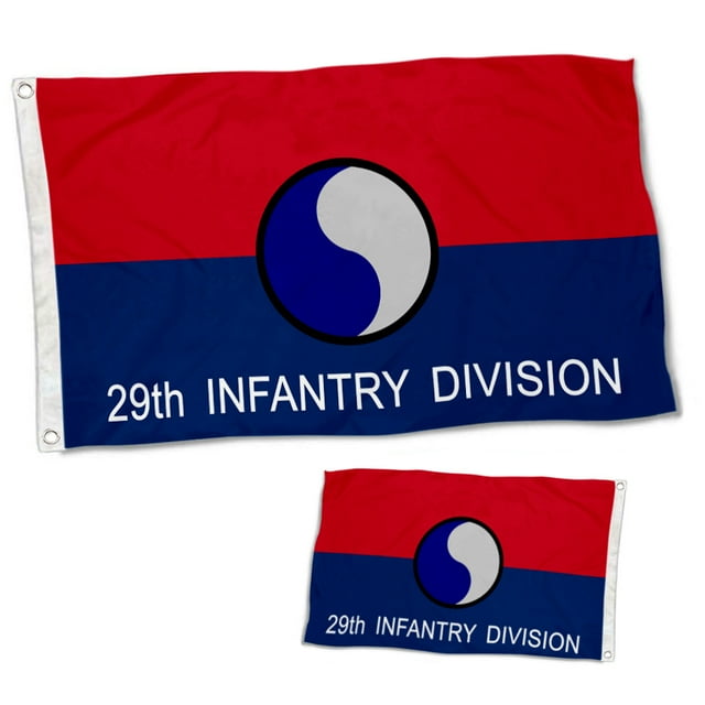 Dutern Double Sided Army 29th Infantry Division Flag Banner 3 Ply with ...