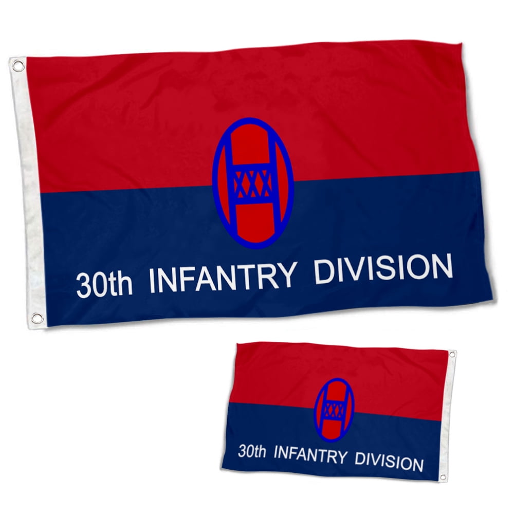 Dutern Double Sided Army 30th Infantry Division Flag Military Banner 3 ...