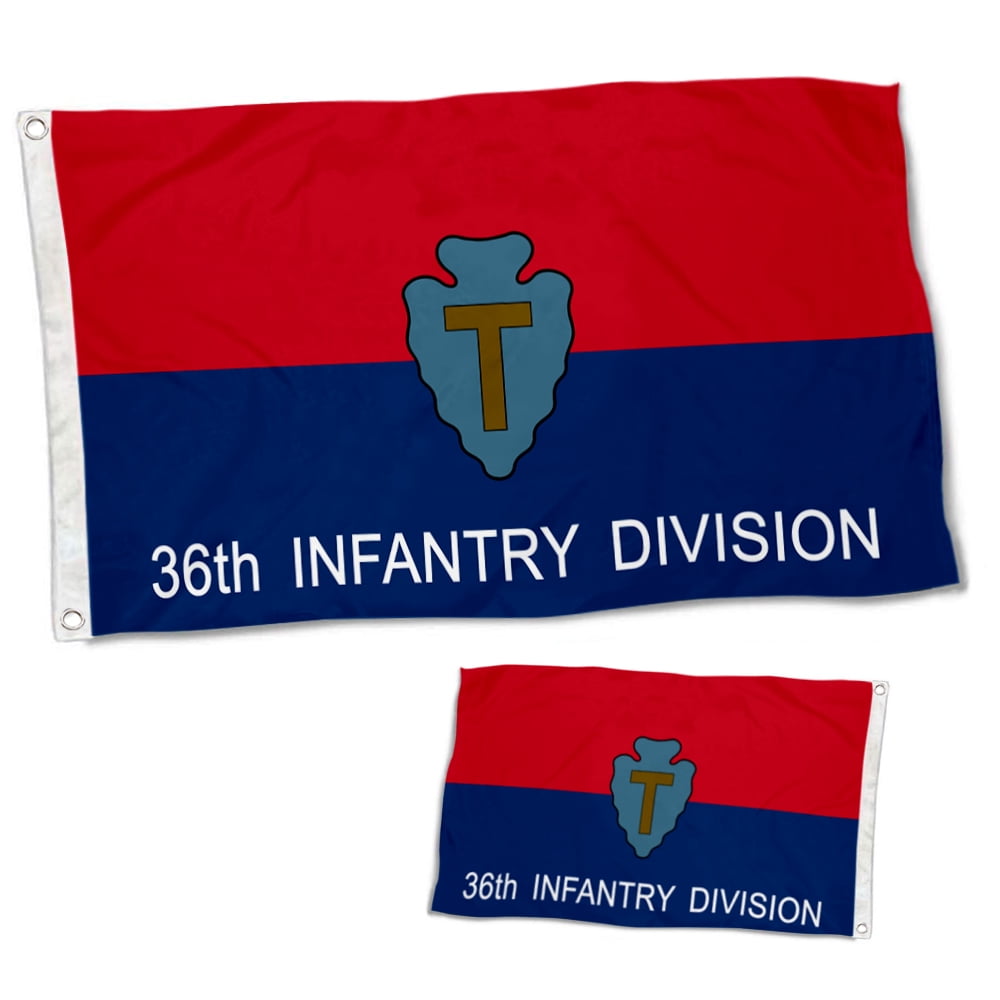 Dutern Double Sided Army 36th Infantry Division Flag Banner 3 Ply with ...