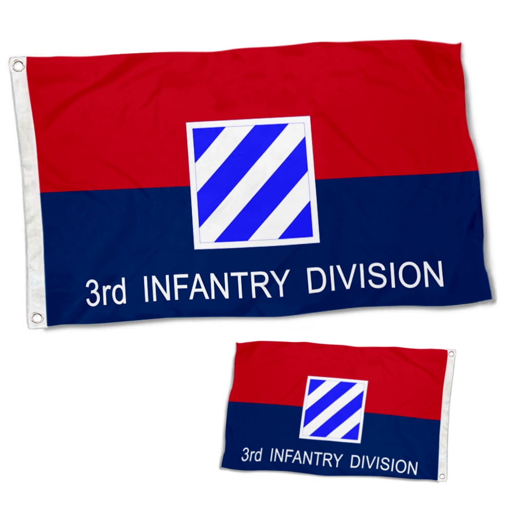 Dutern Double Sided Army 3rd Infantry division Flag Banner 3 Ply with ...